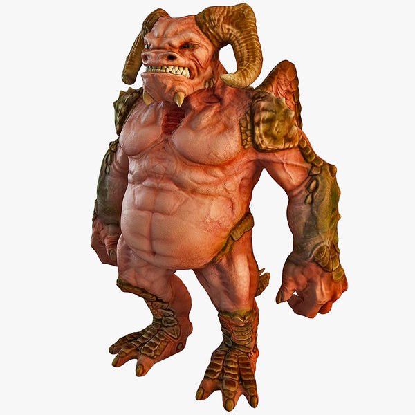 demon monster 3d c4d