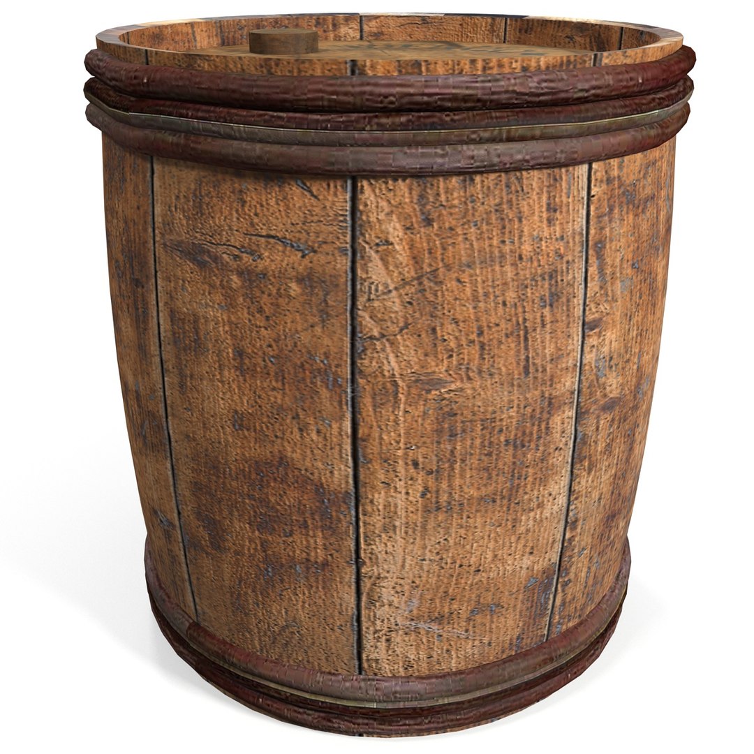 Gun Powder Keg 3d Max