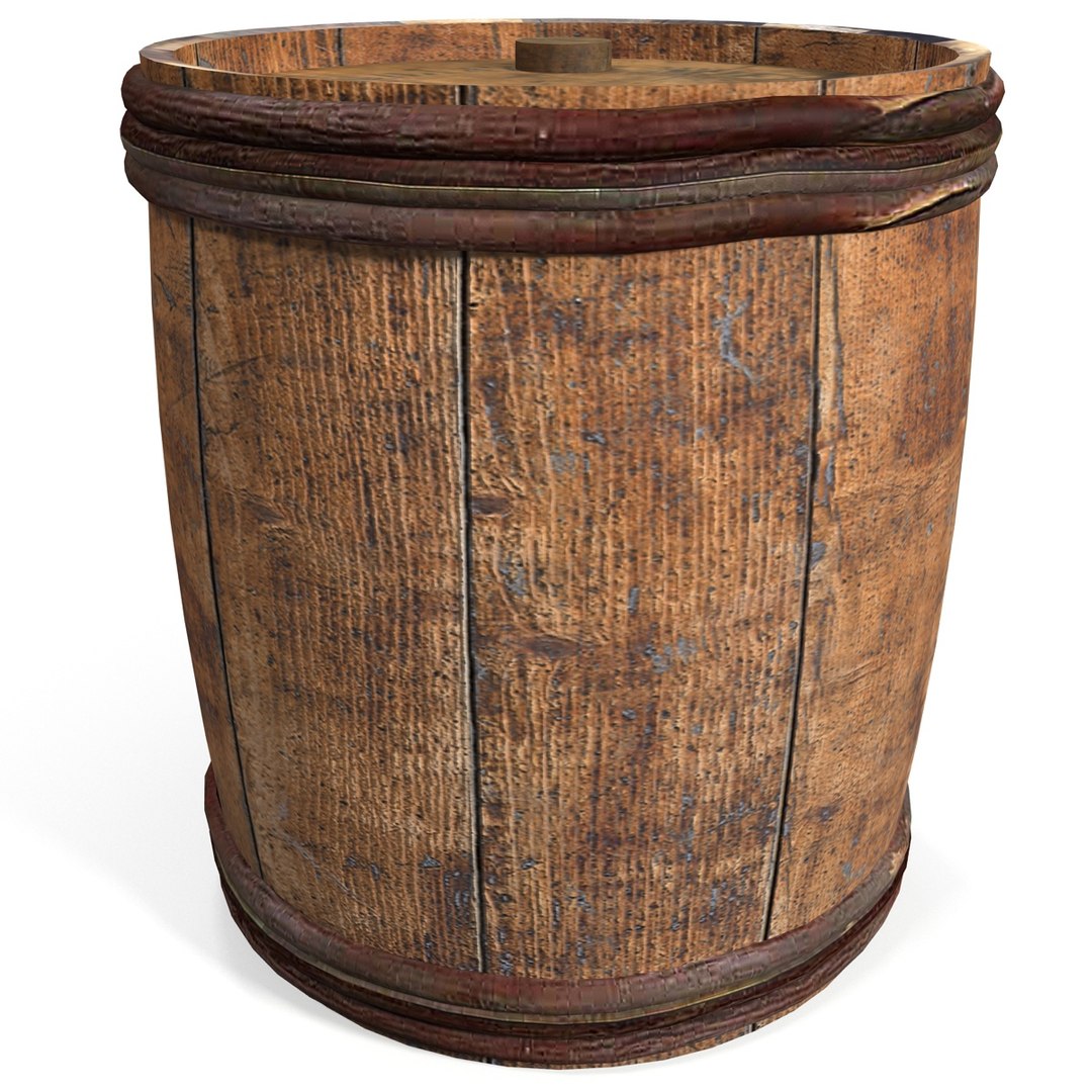 Gun Powder Keg 3d Max