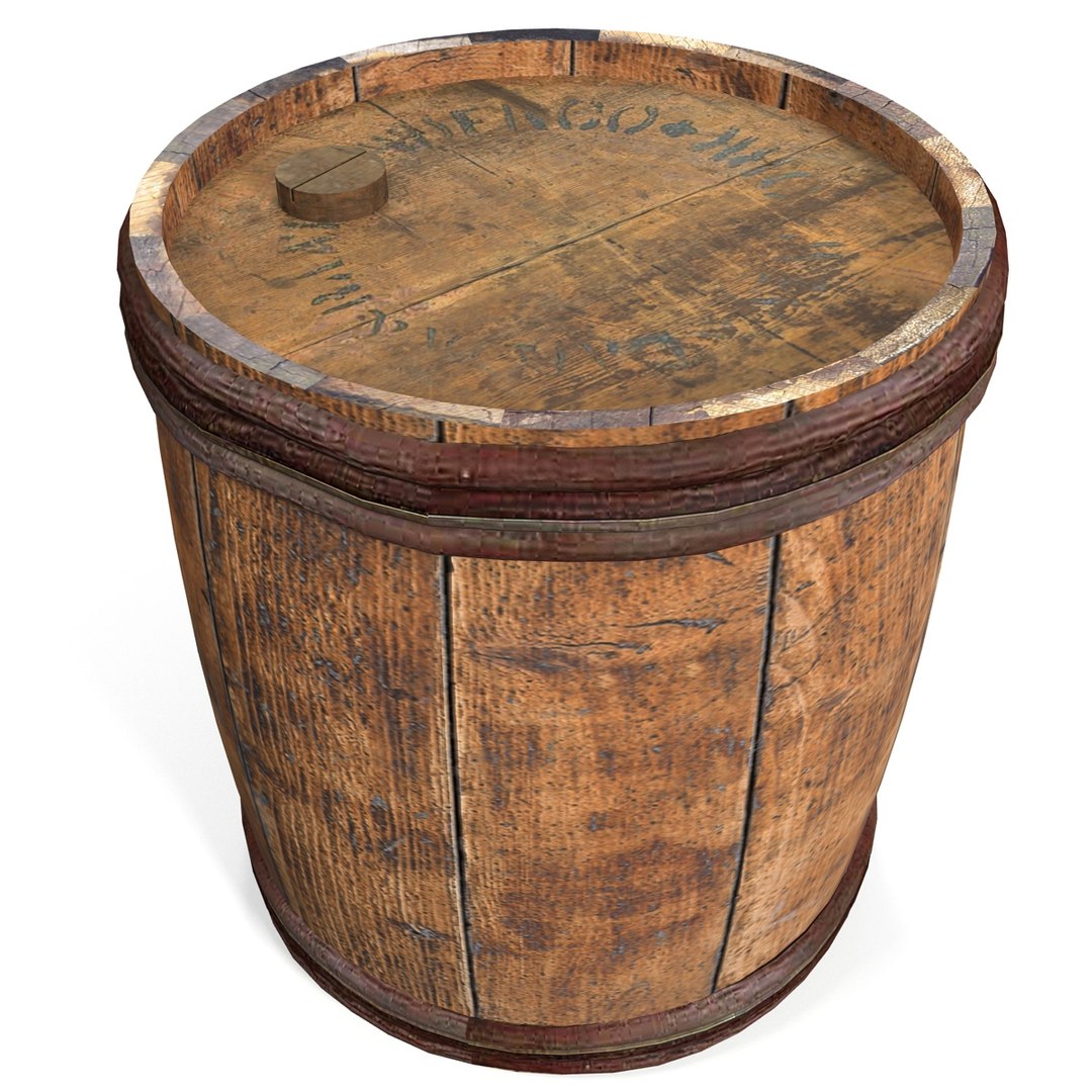 Gun Powder Keg 3d Max