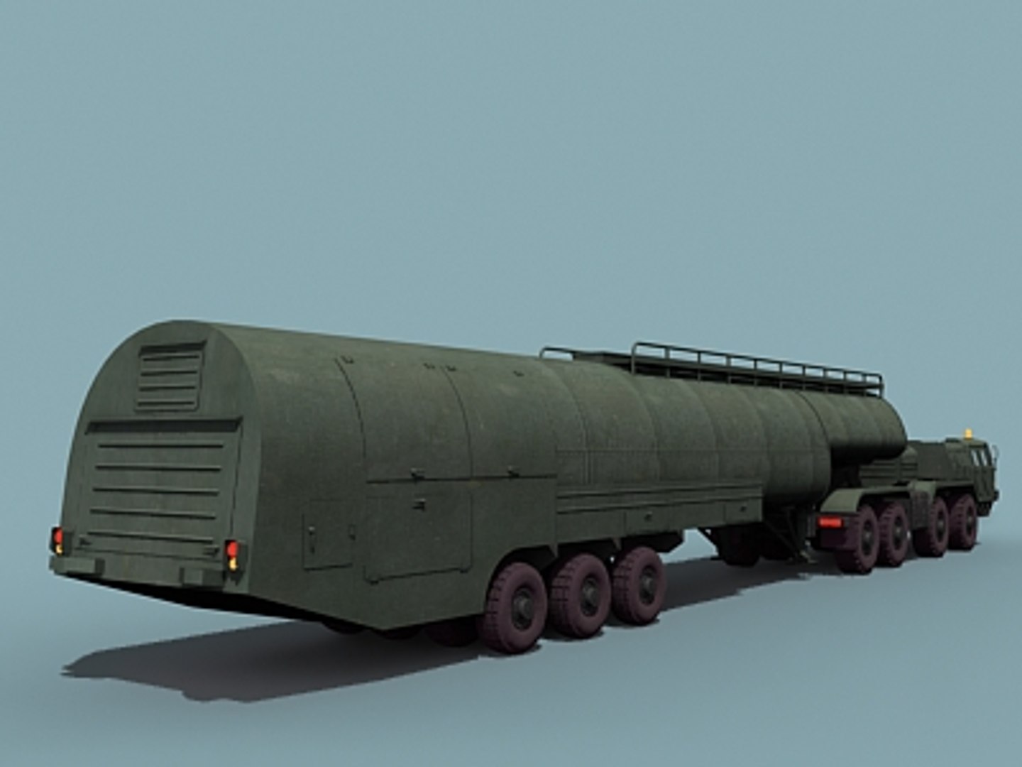 Soviet Airfield Fuel Tanker 3d Model