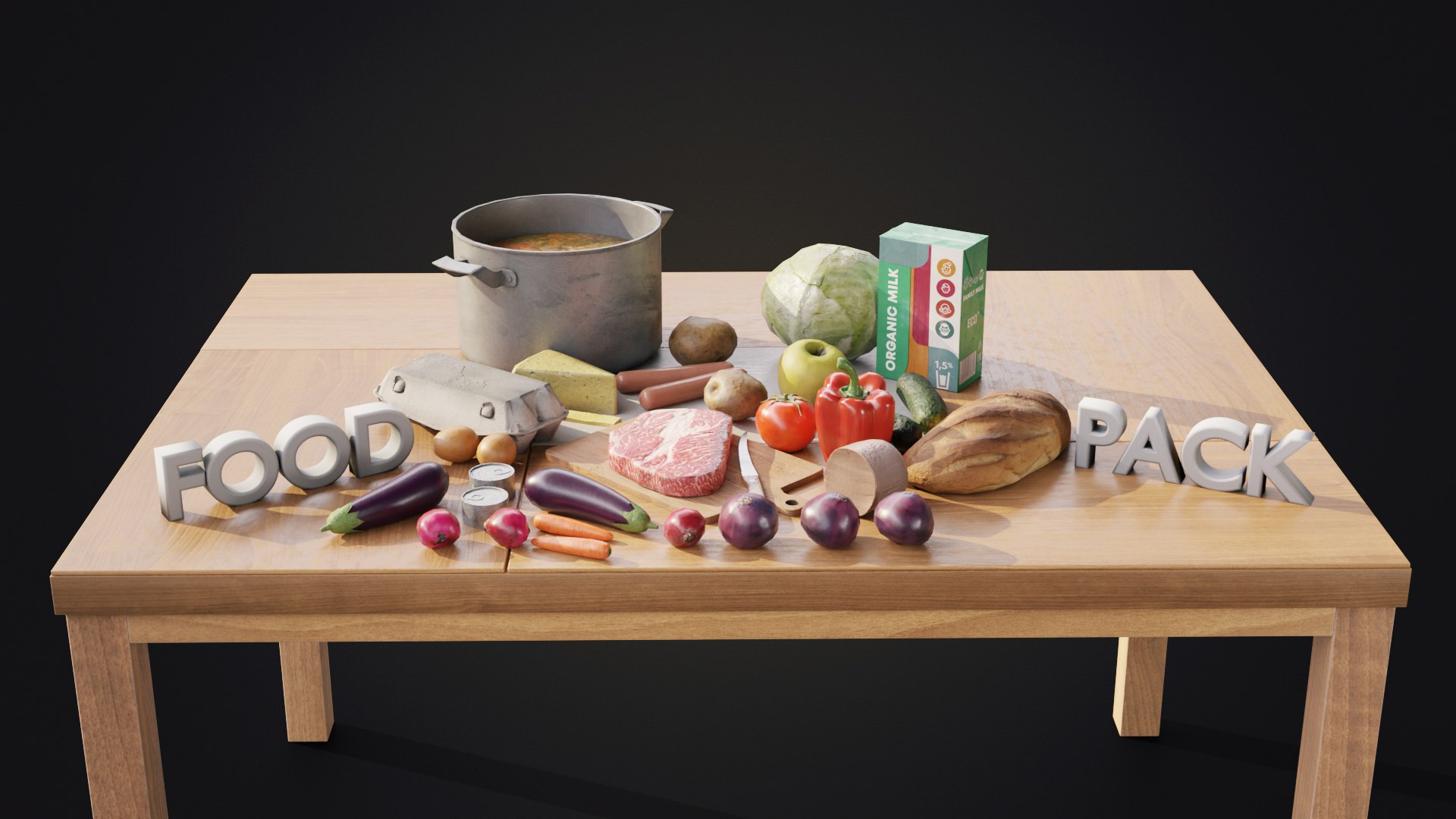 Pack Pbr Blender 3D Model - TurboSquid 1713047