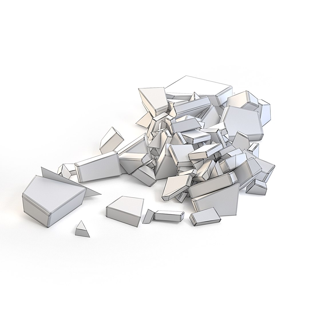 3D Stone Blocks Rubble - TurboSquid 2291897