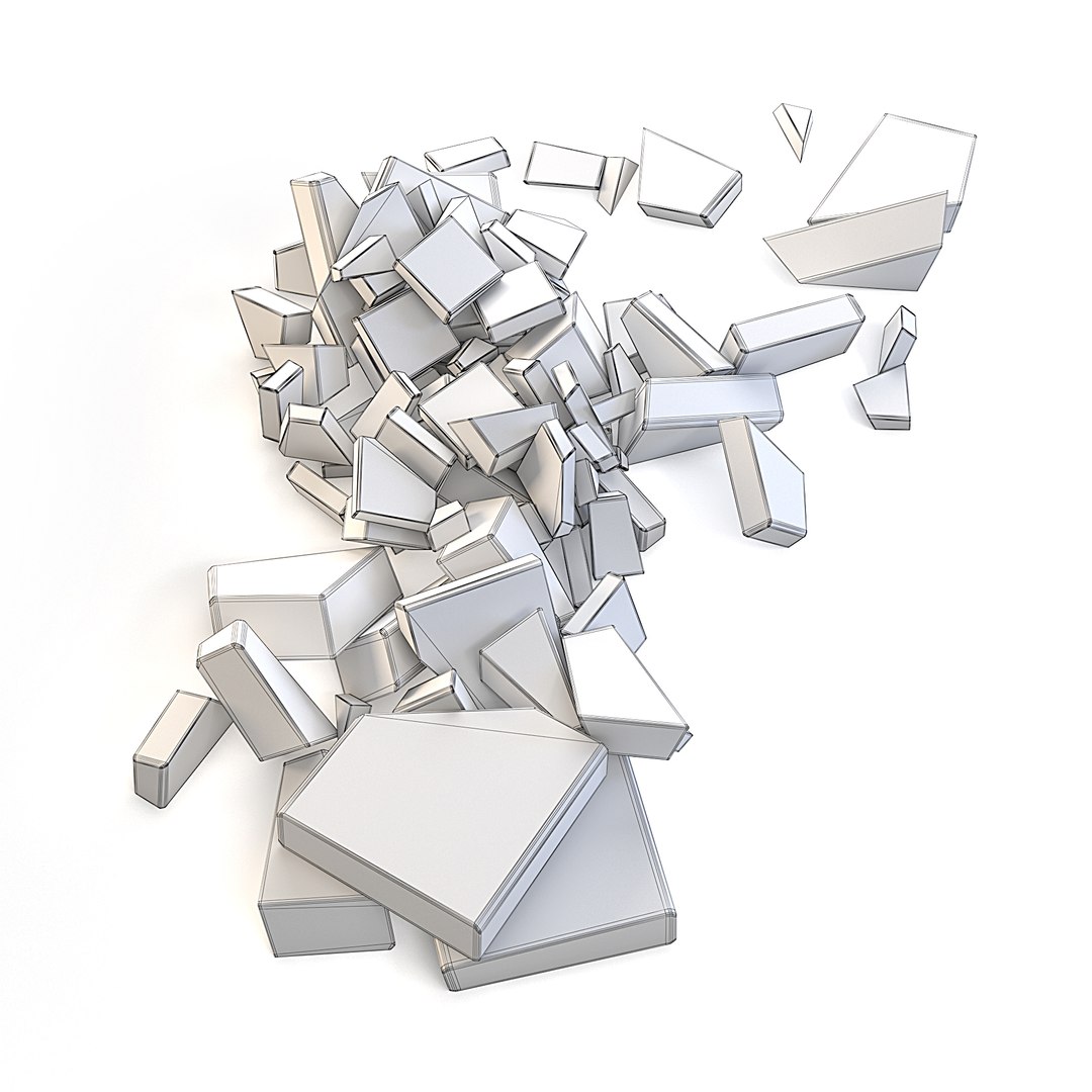 3D Stone Blocks Rubble - TurboSquid 2291897