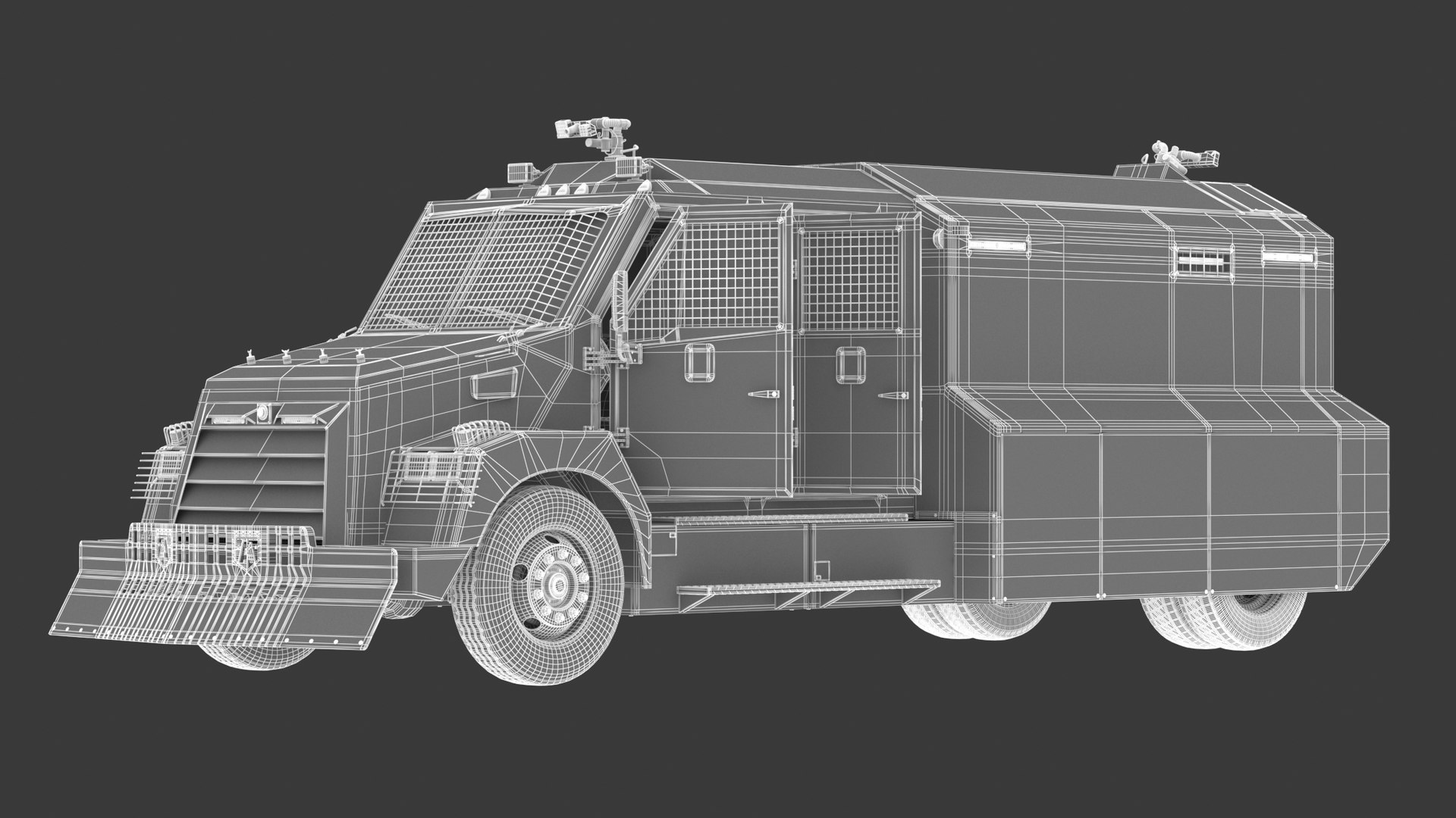 Alpine Armored Crowd Control 3D Model - TurboSquid 2415137