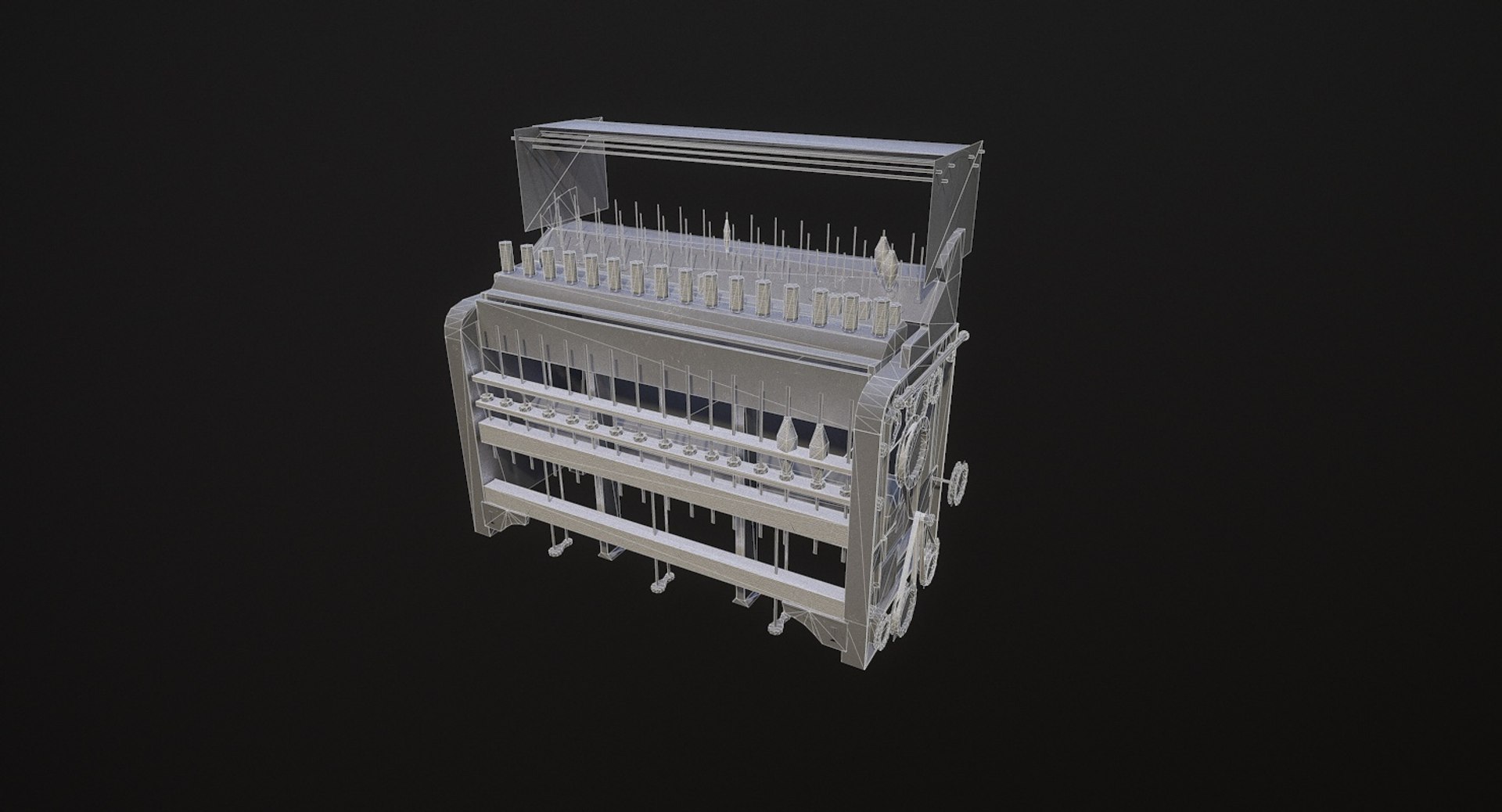 3D Spinning Machine Wwii - TurboSquid 1580222