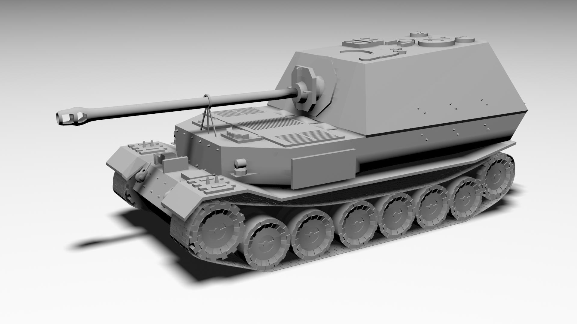 Ferdinand Tank German 3ds