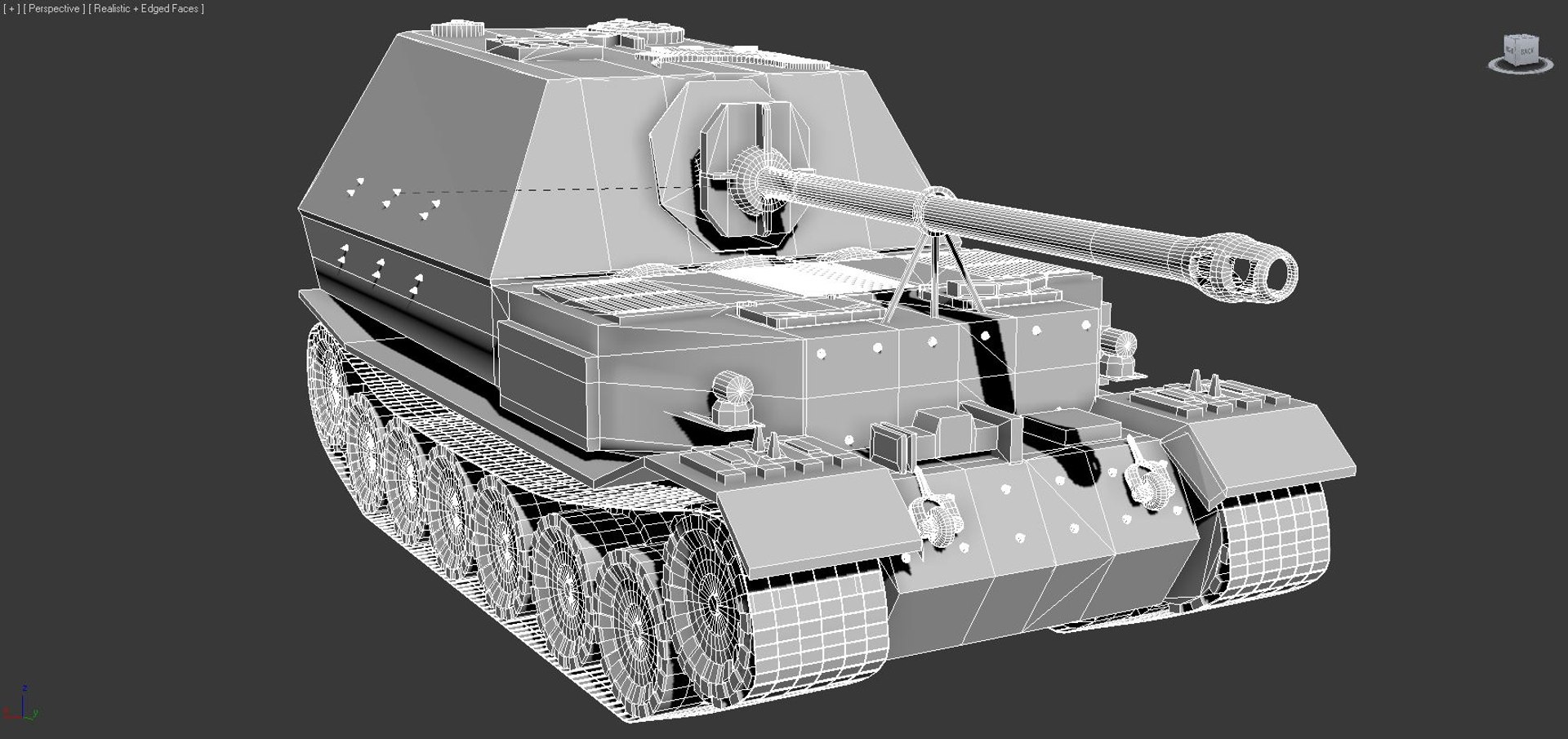Ferdinand Tank German 3ds