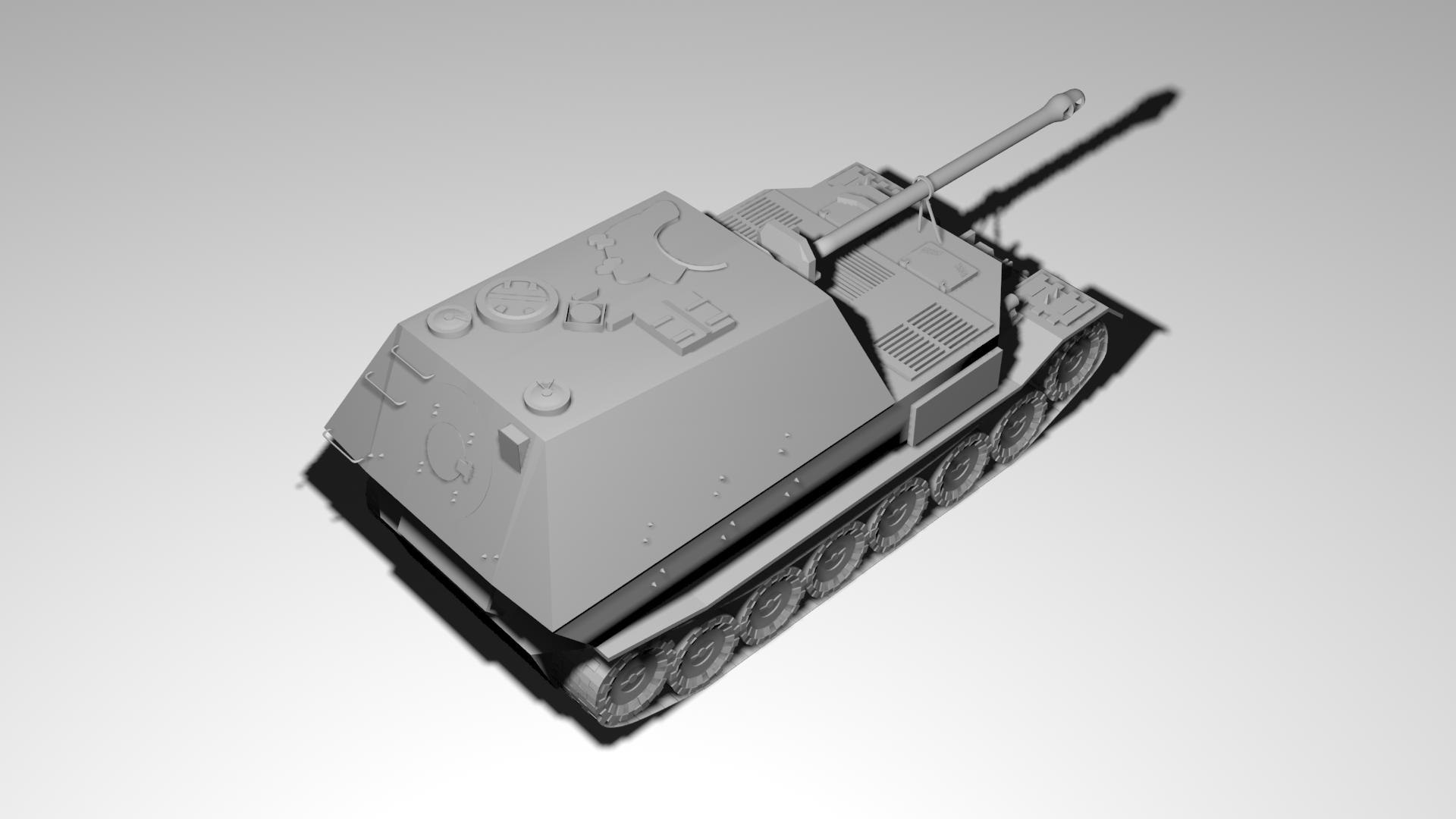 Ferdinand Tank German 3ds