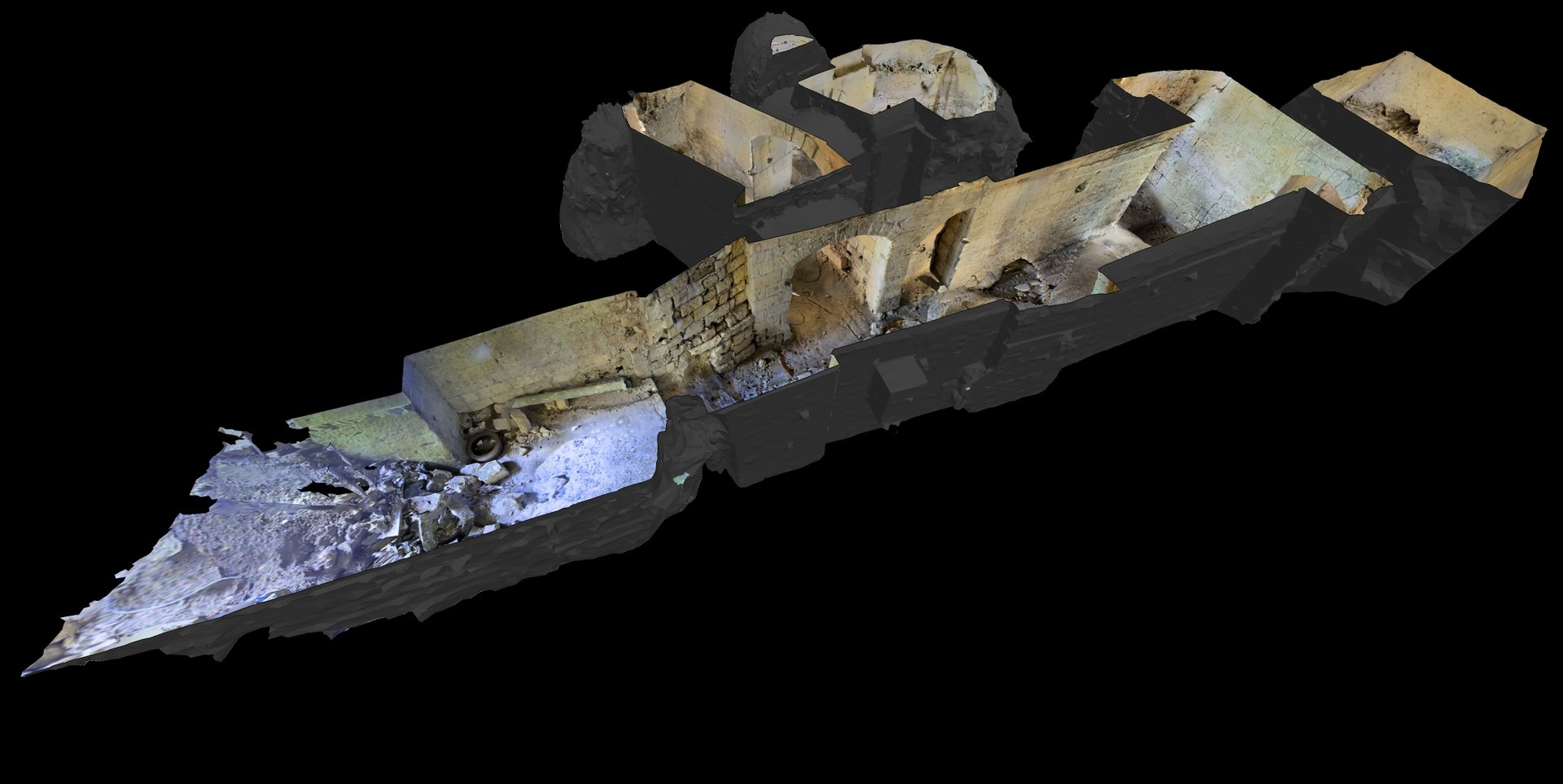 3d Obj Tunnel Labyrinth 1 T