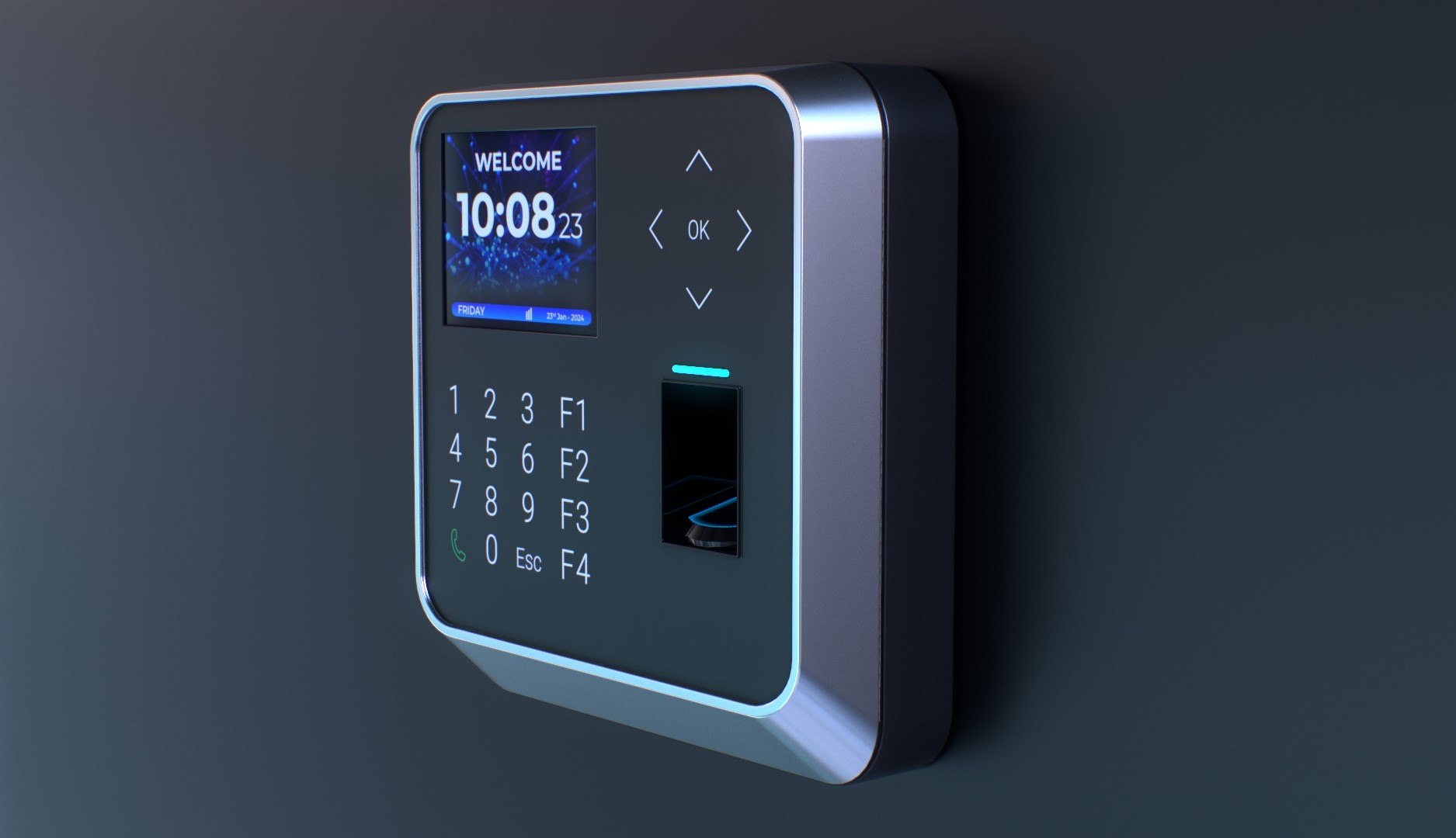 3D Biometric Attendence System model - TurboSquid 2159943