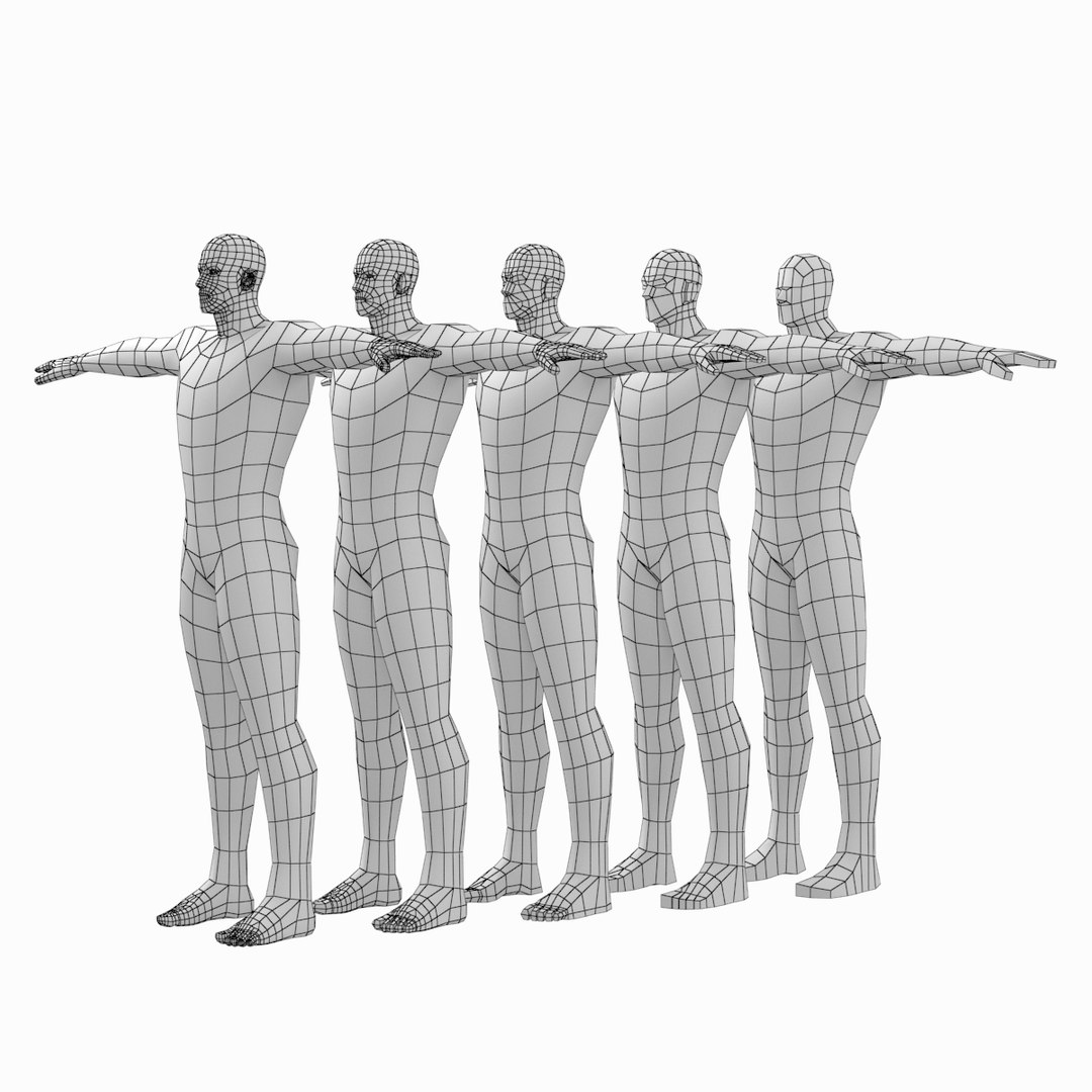 Mesh hero male body 3D model - TurboSquid 1271073