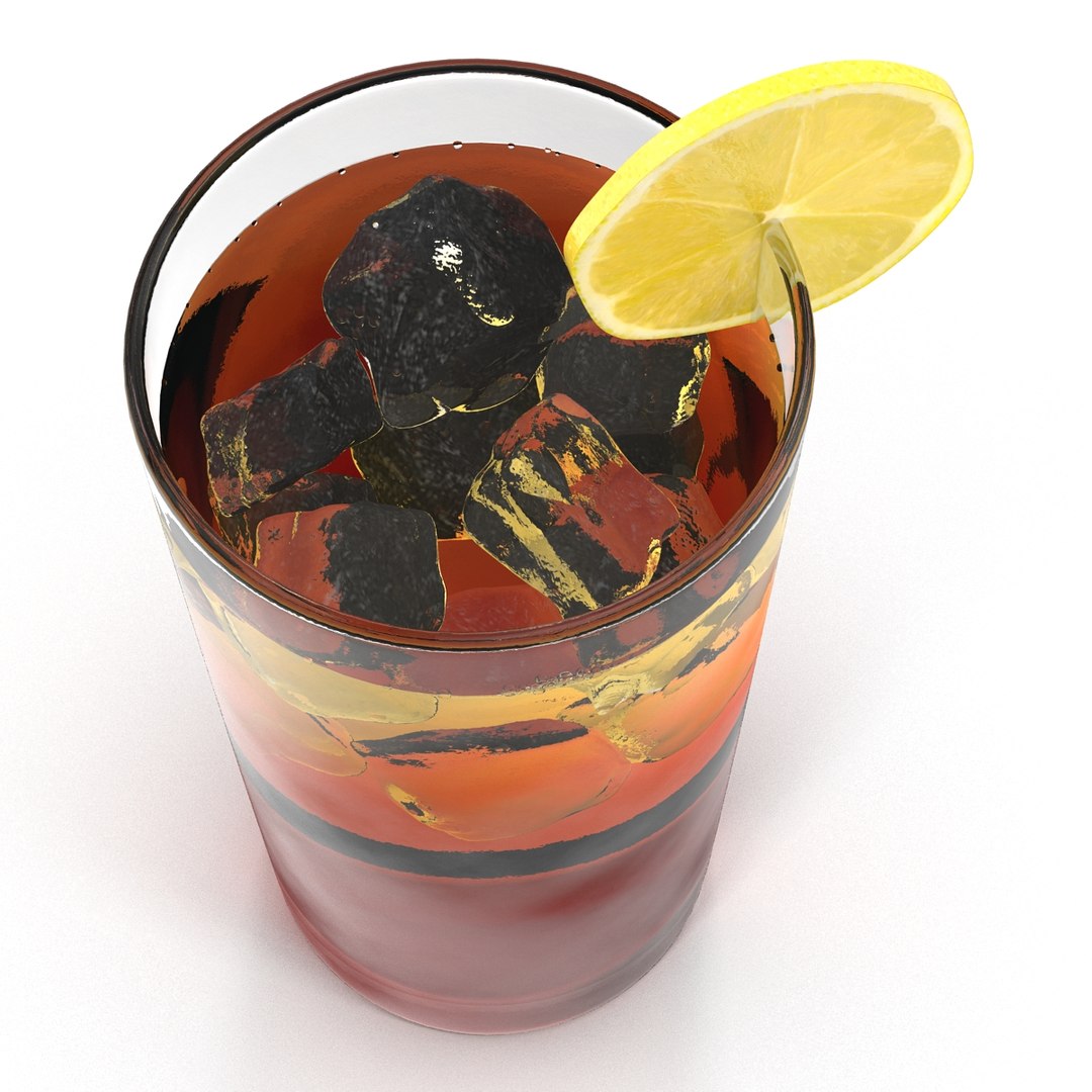 iced tea 3d model