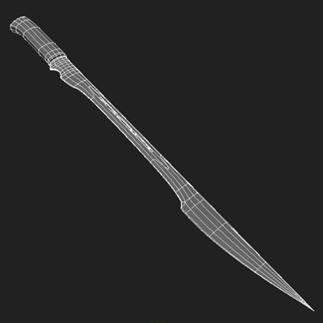 3d Model Of Ninja Sword