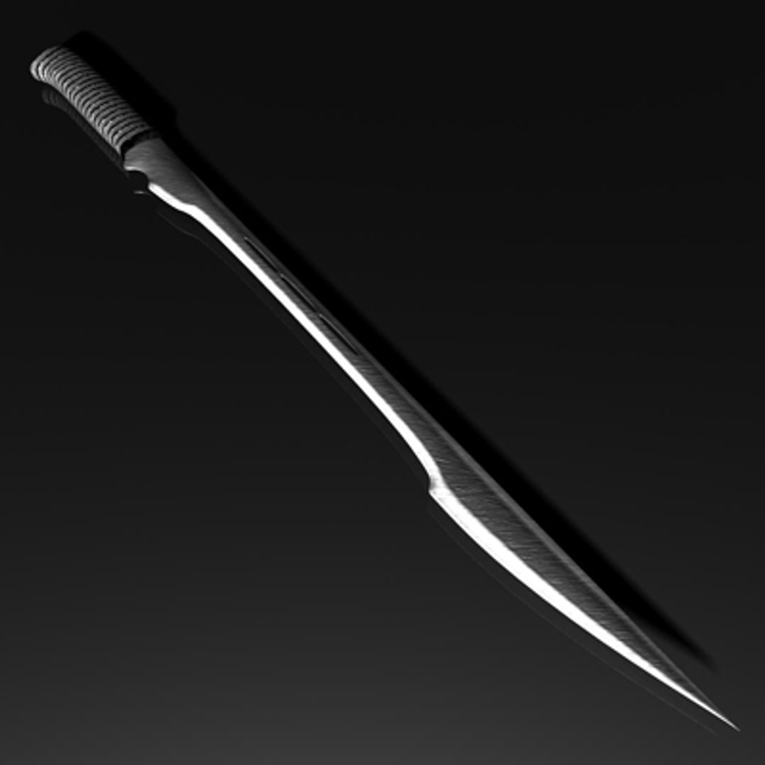 3d Model Of Ninja Sword