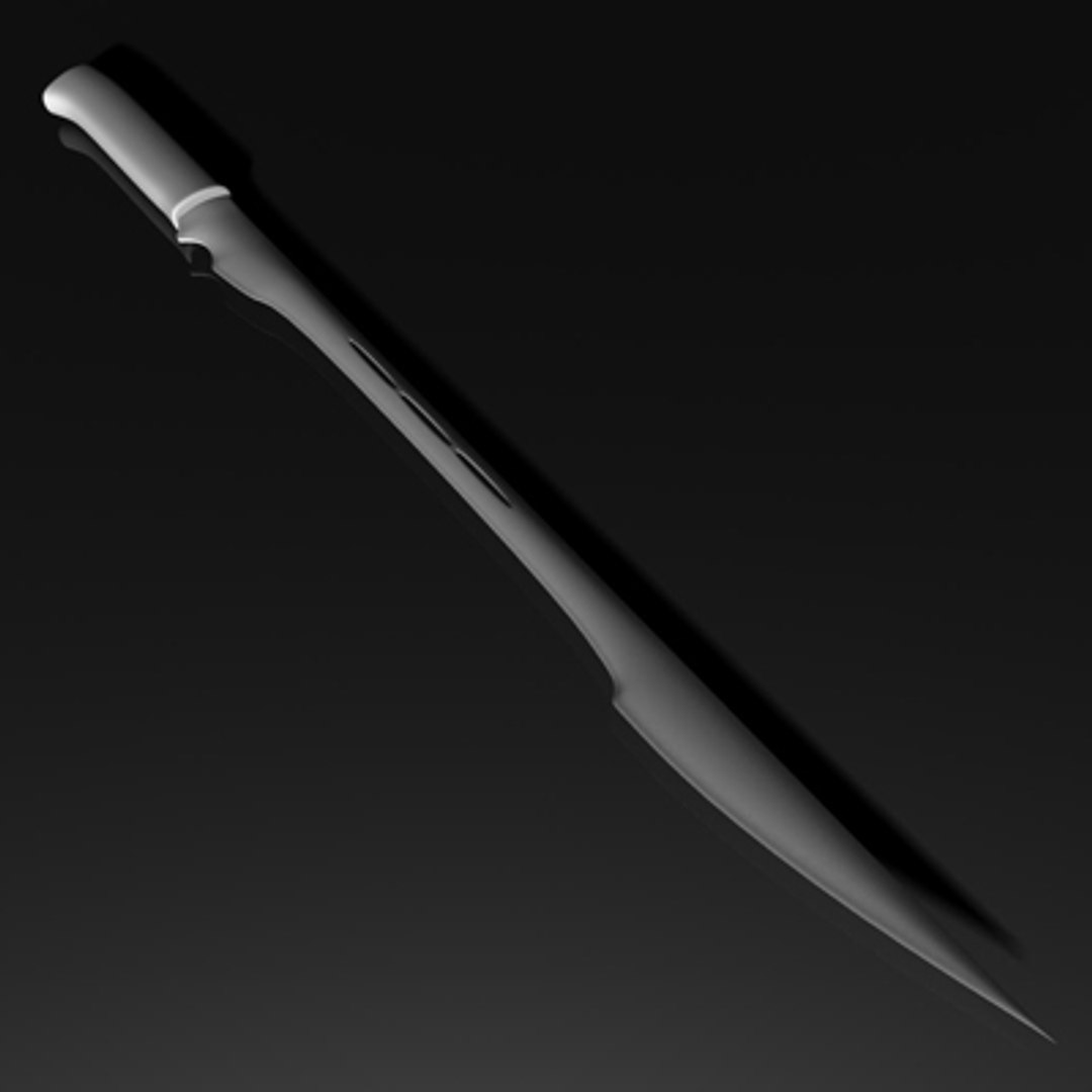 3d Model Of Ninja Sword
