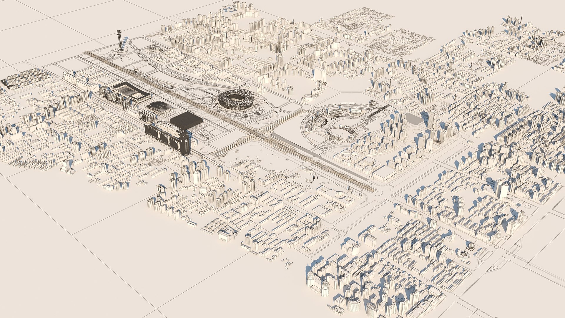 3D Beijing National Stadium - TurboSquid 1981557