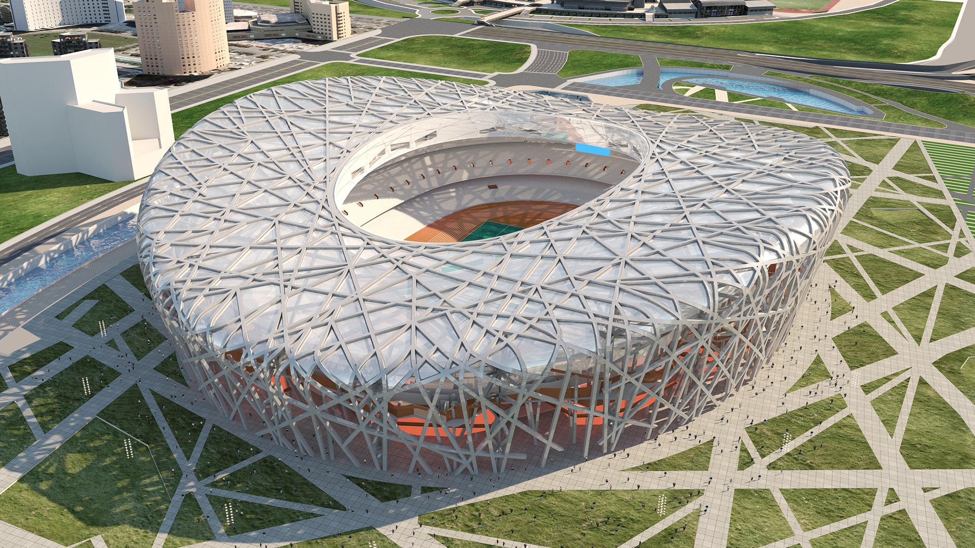 3D Beijing National Stadium - TurboSquid 1981557
