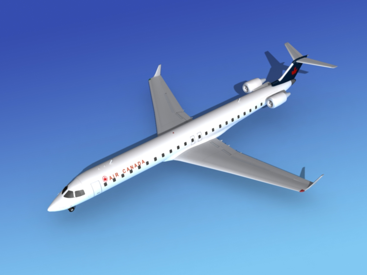crj900 bombardier canada 3d dxf