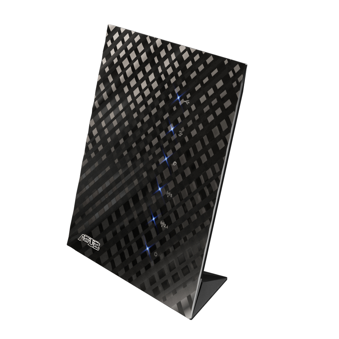 3d Model Low-poly Asus Rt-n56u Router