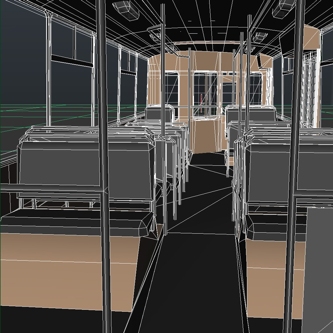 Bus Trolleybus Trolley 3d Model