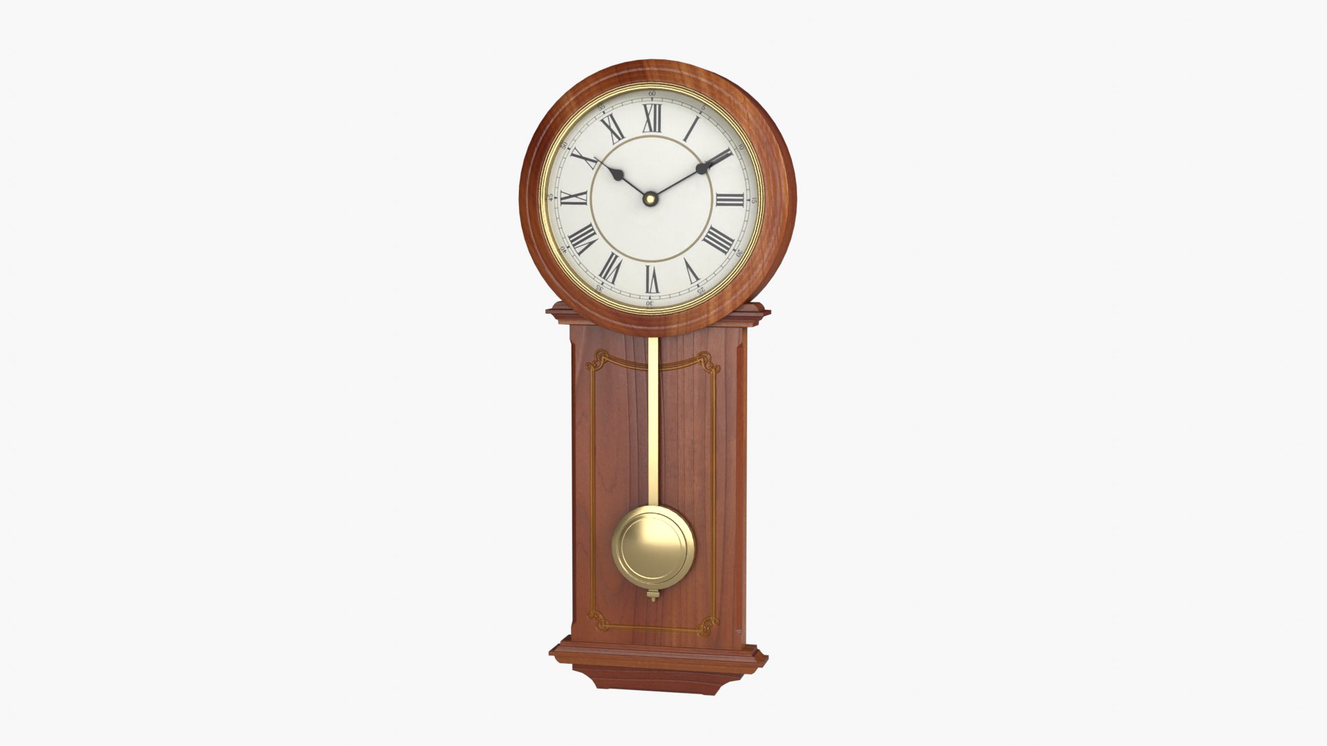 3D Pendulum Clock - TurboSquid 2223786