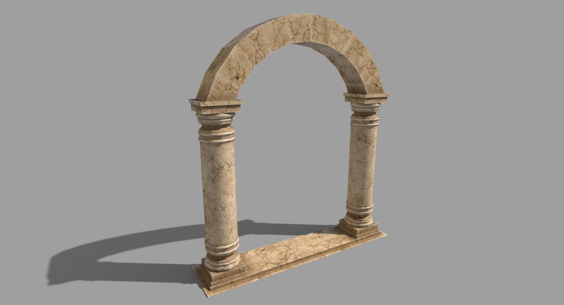 3D Ancient Gate - TurboSquid 1392125