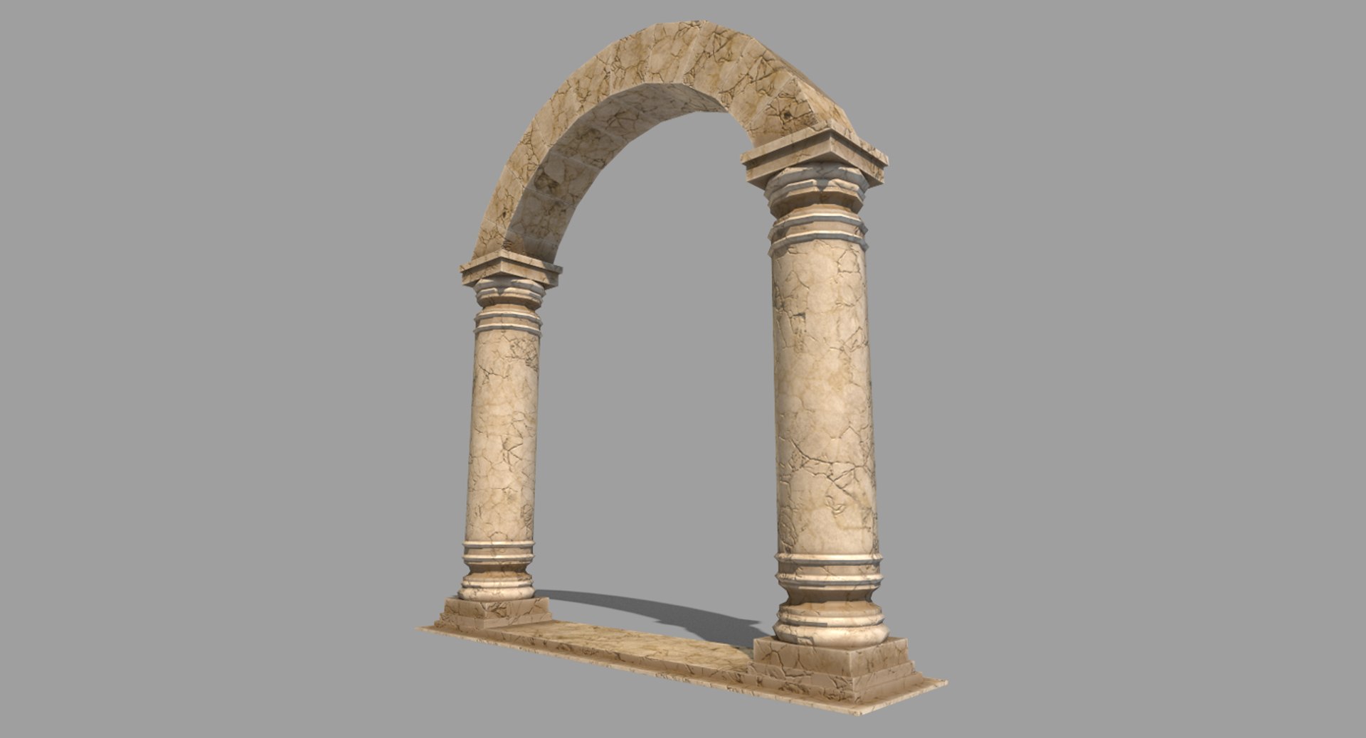 3D Ancient Gate - TurboSquid 1392125