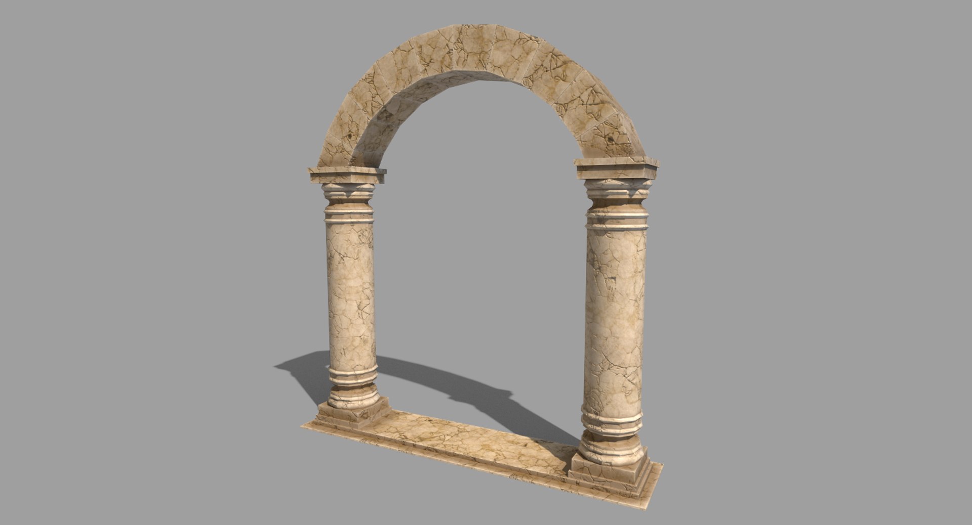 3D Ancient Gate - TurboSquid 1392125