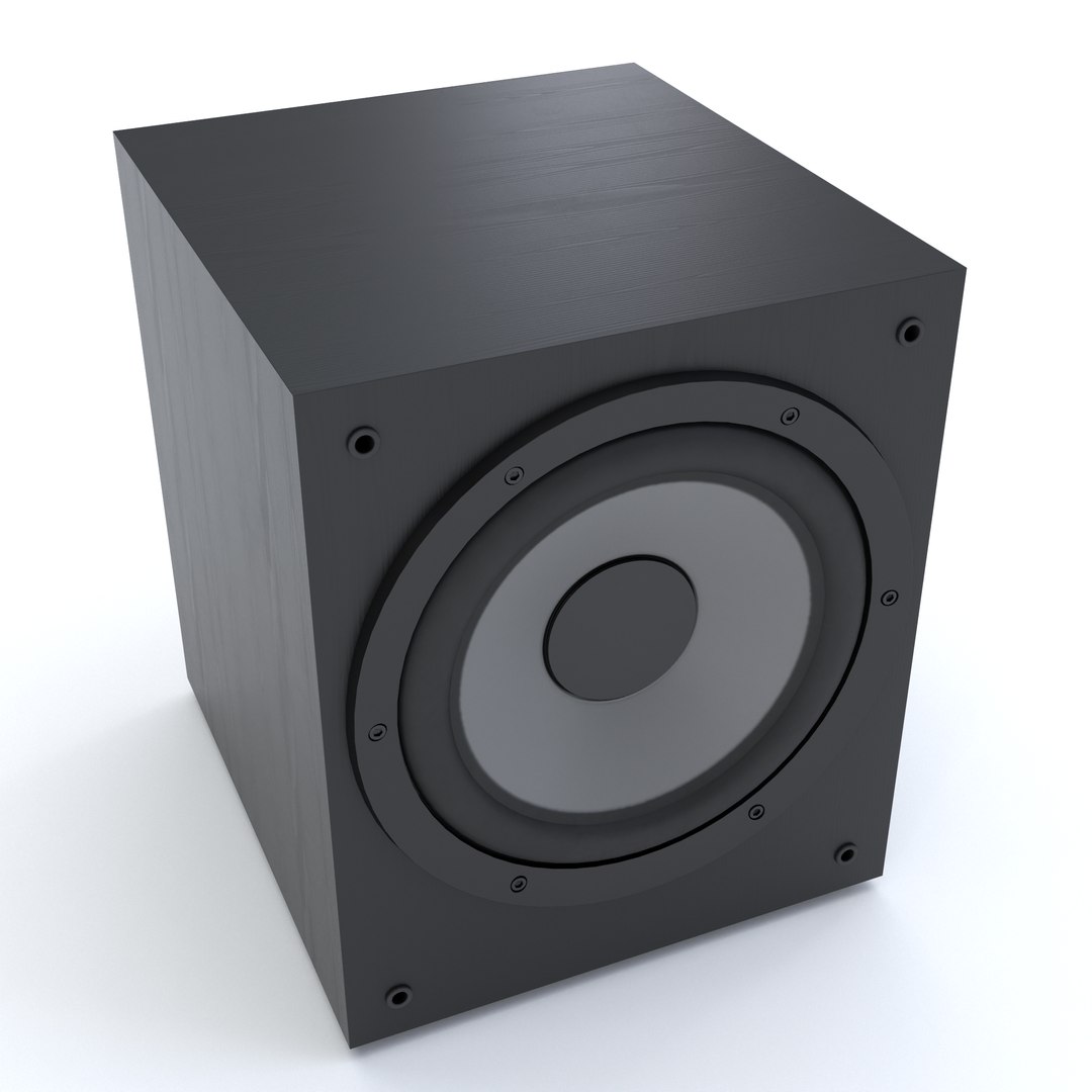 3D Subwoofer model - TurboSquid 1794690