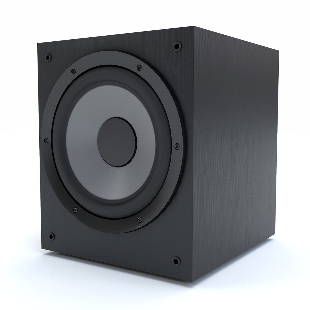 3D Subwoofer model - TurboSquid 1794690
