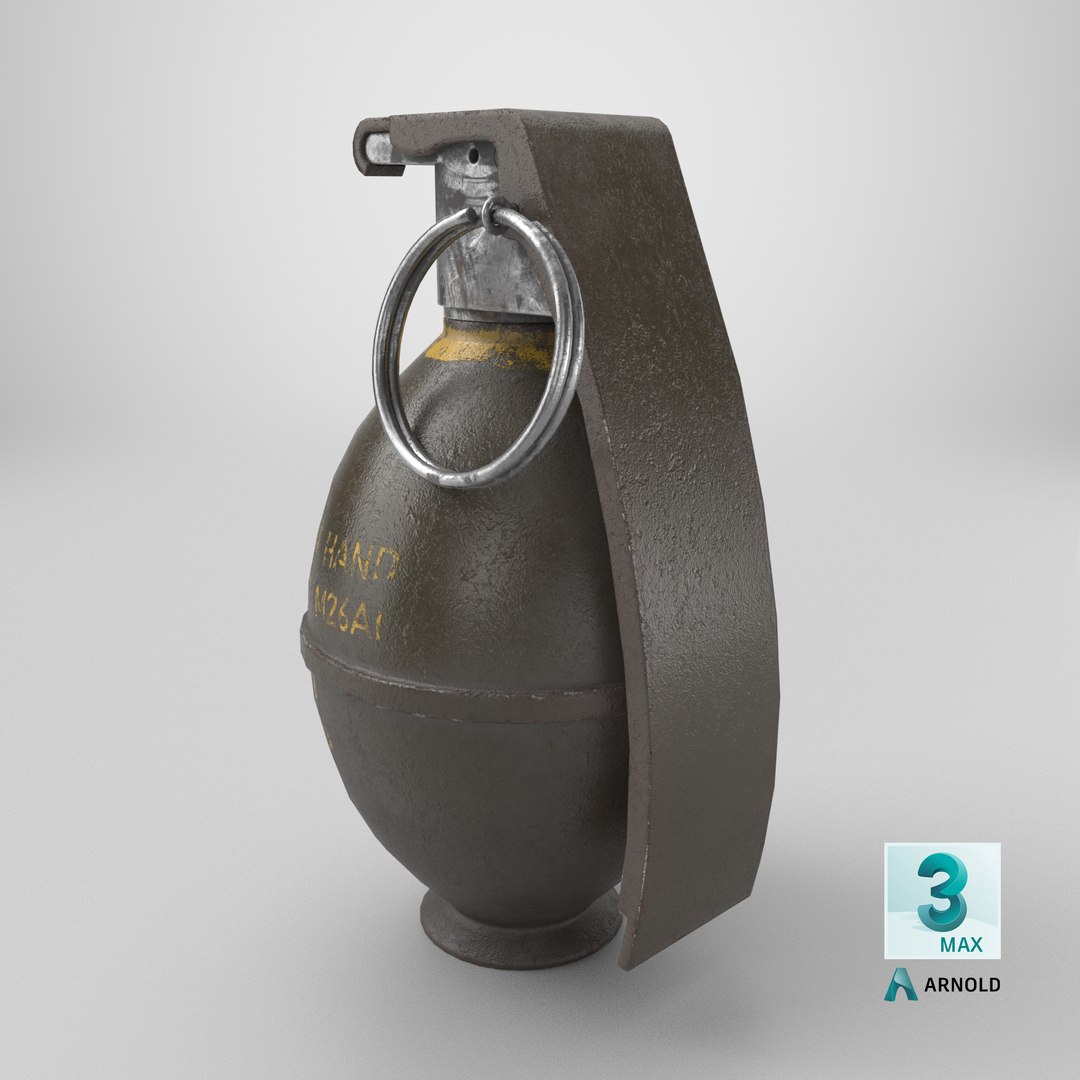 Hand Grenade V3 3D - TurboSquid 1962239