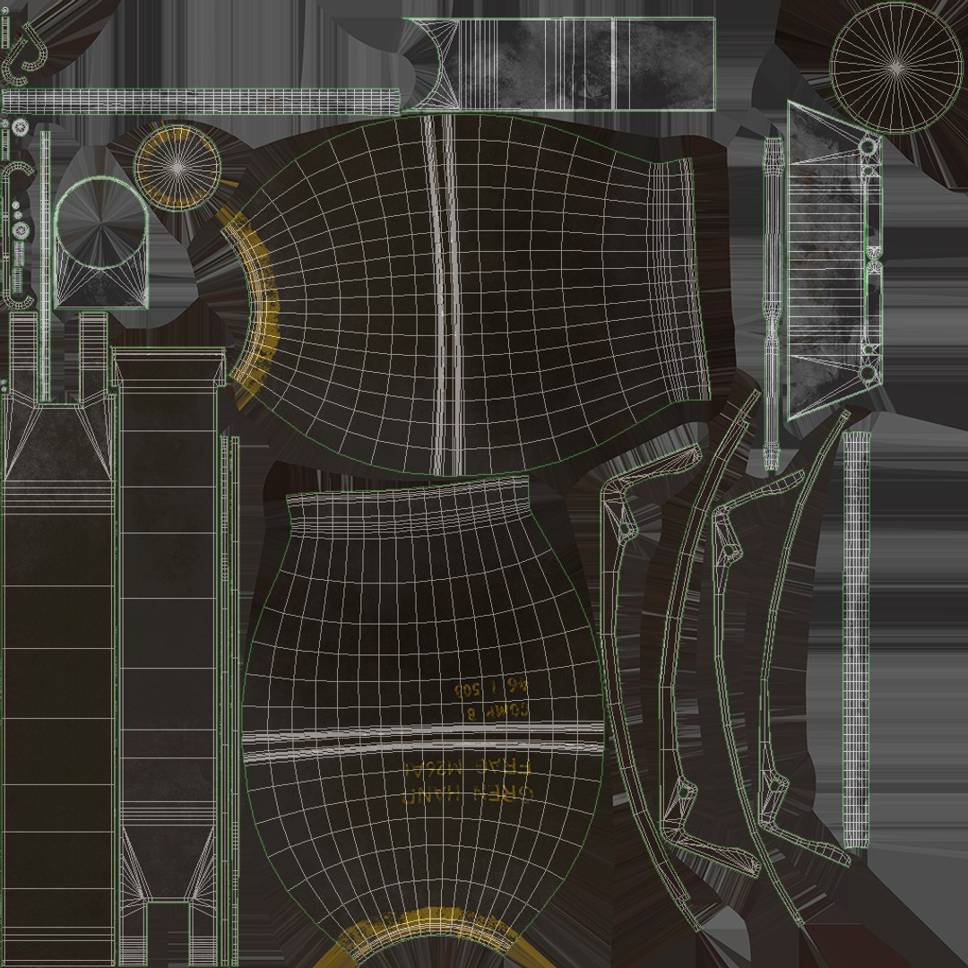 Hand Grenade V3 3D - TurboSquid 1962239