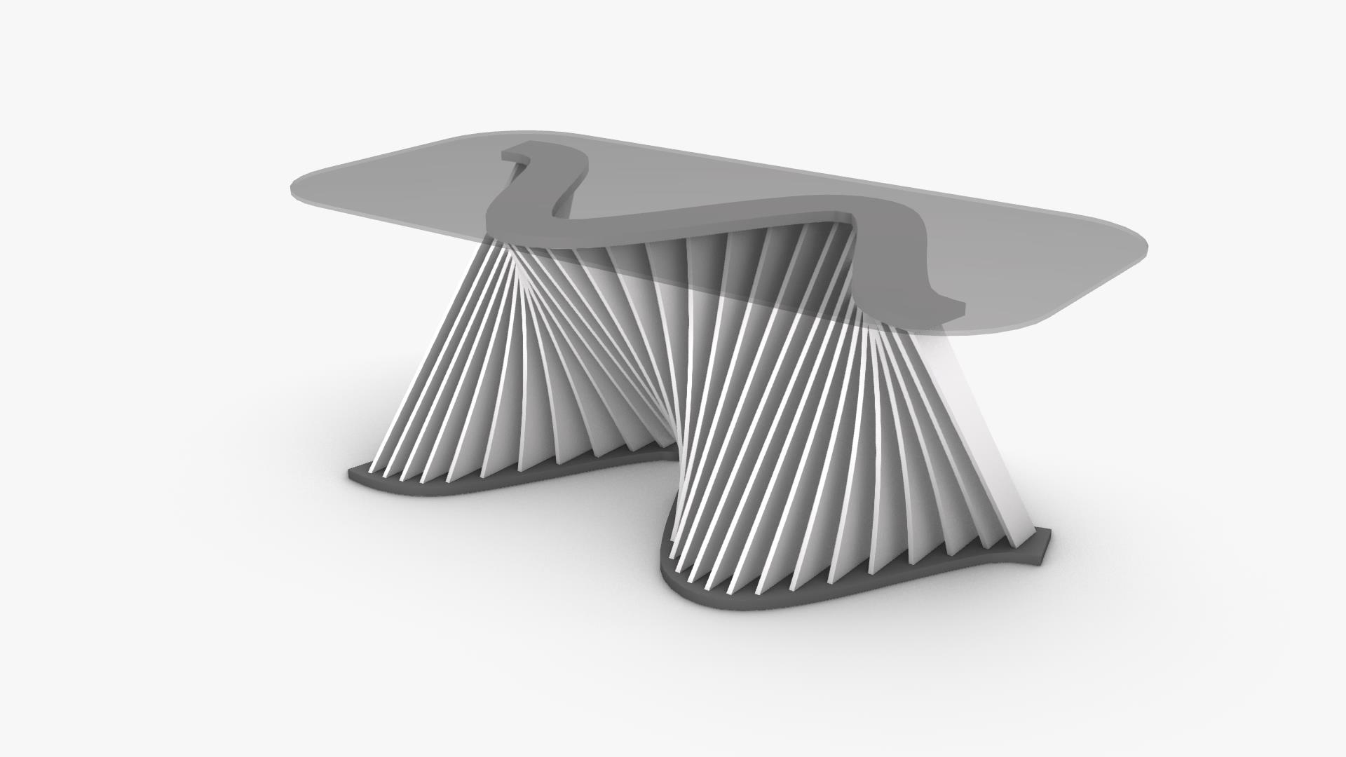 Dancing Wavy Table 3D - TurboSquid 2163183