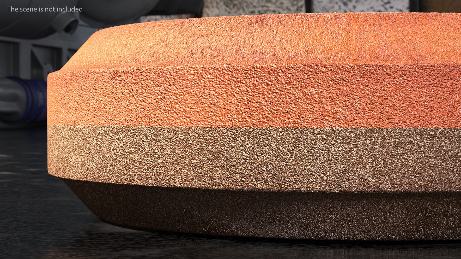 3D Whetstone Round Red - TurboSquid 1845835