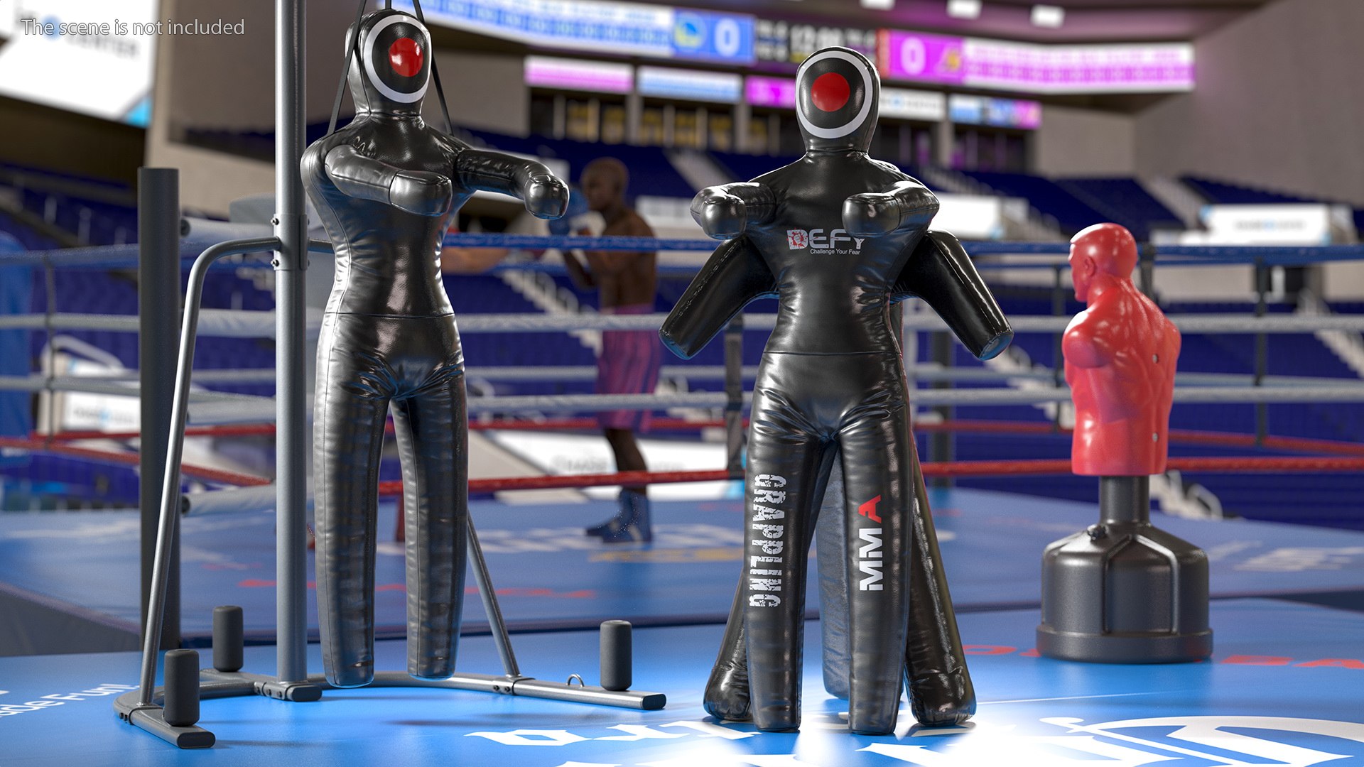 3D model defy leather grappling dummy - TurboSquid 1645652