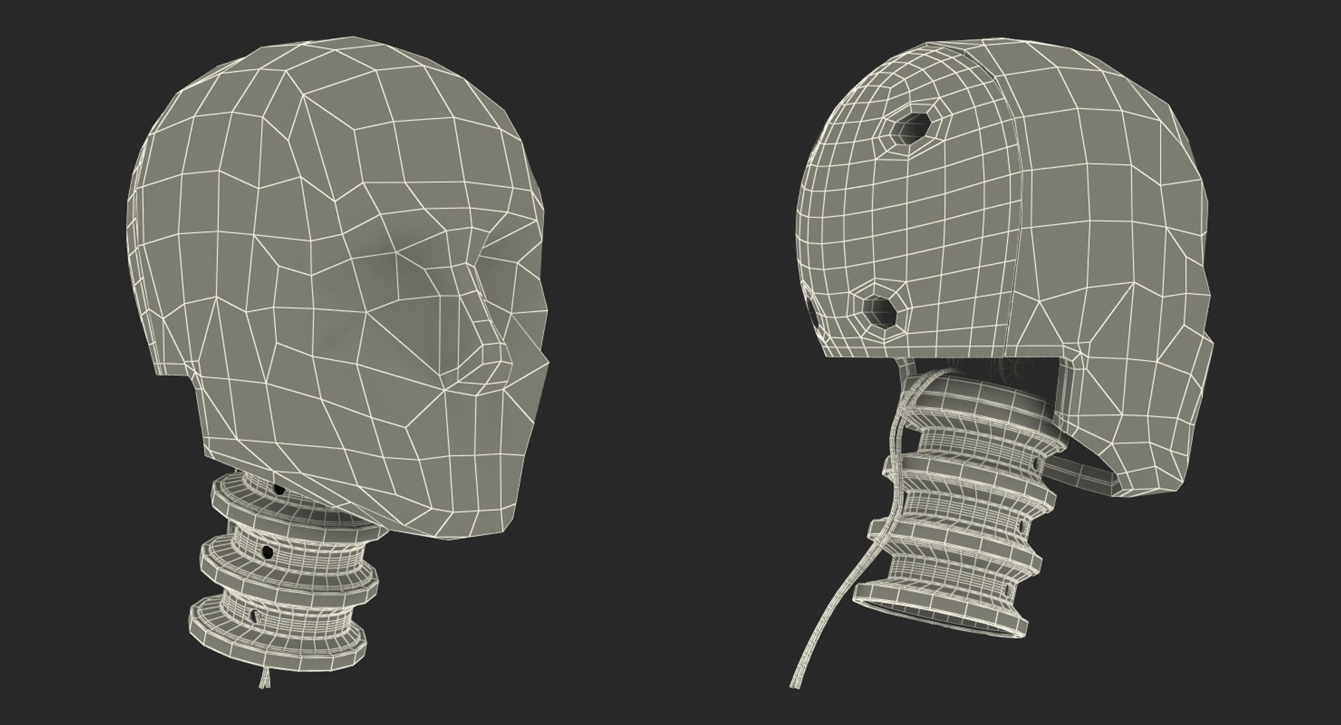 Crash Test Dummy Head 3D Model - TurboSquid 1359655