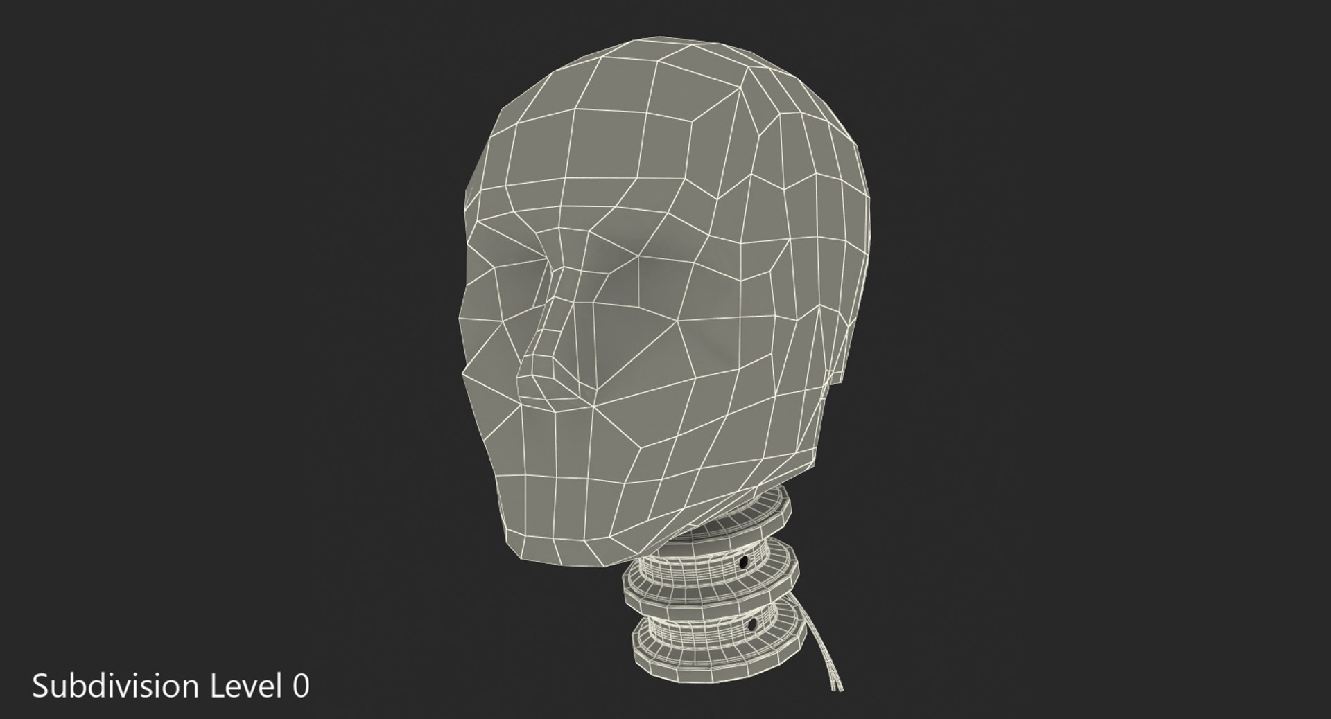 Crash Test Dummy Head 3D Model - TurboSquid 1359655