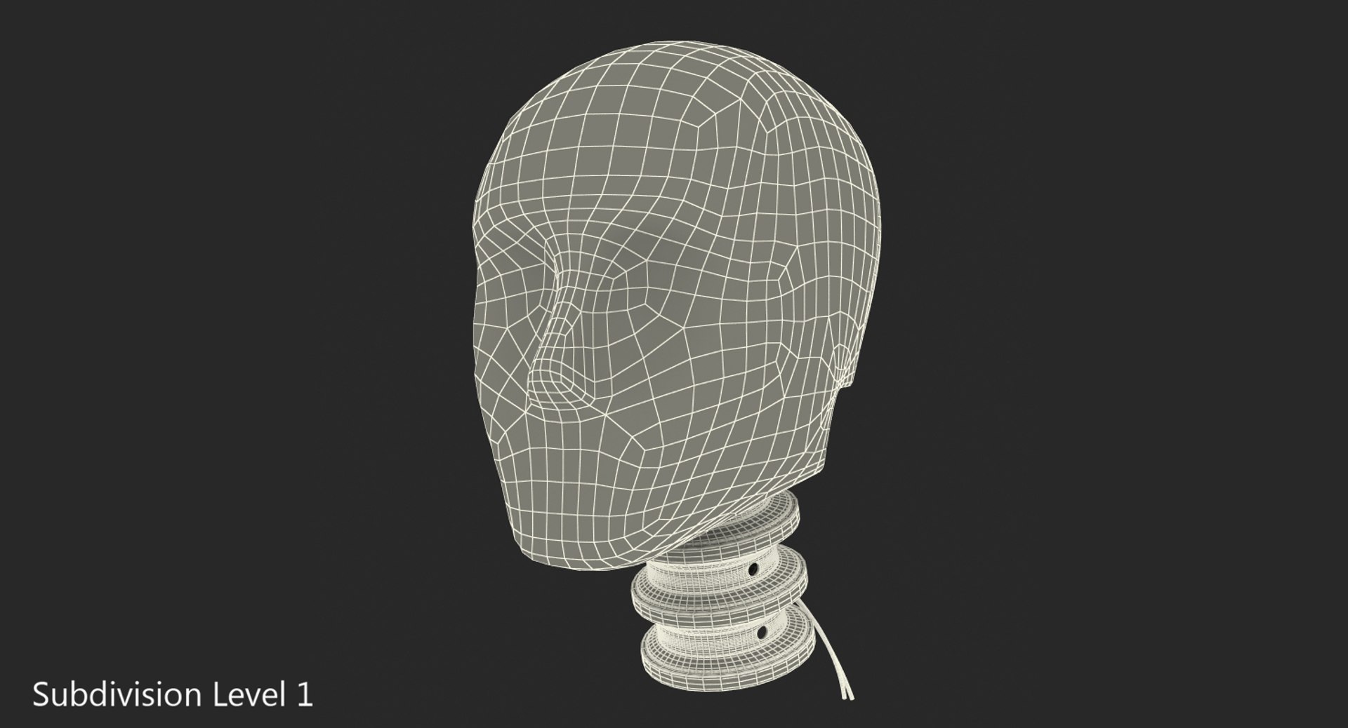 Crash Test Dummy Head 3D Model - TurboSquid 1359655