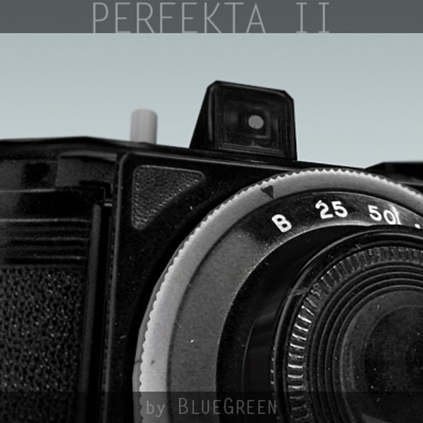 3d model perfekta ii vintage camera