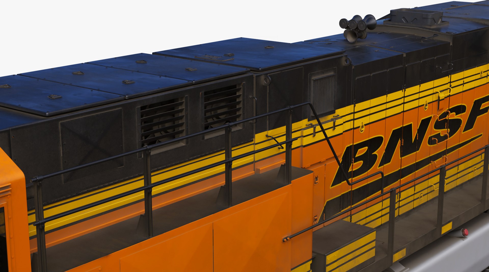 Locomotive ge es44ac bnsf 3D model - TurboSquid 1422784