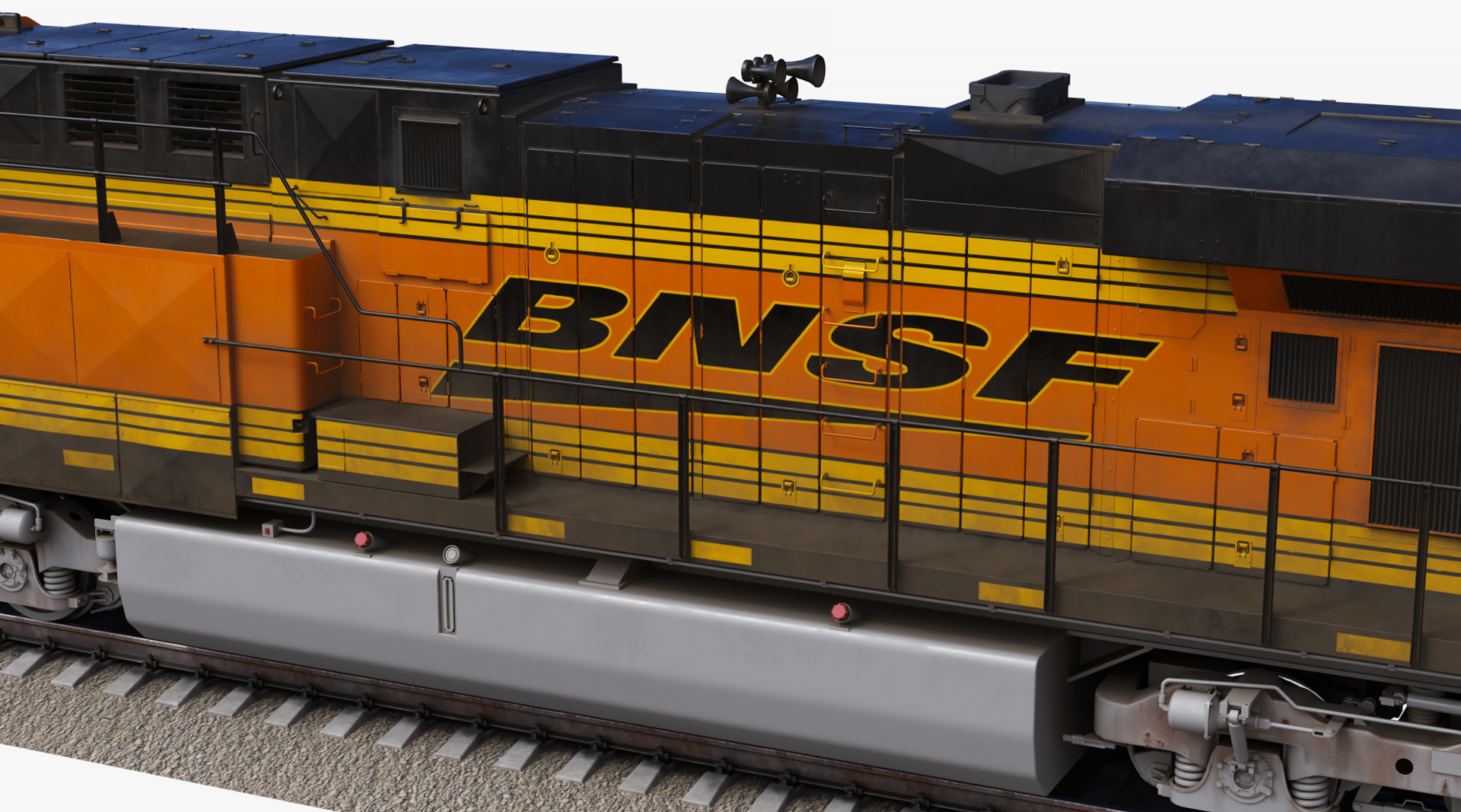 Locomotive ge es44ac bnsf 3D model - TurboSquid 1422784
