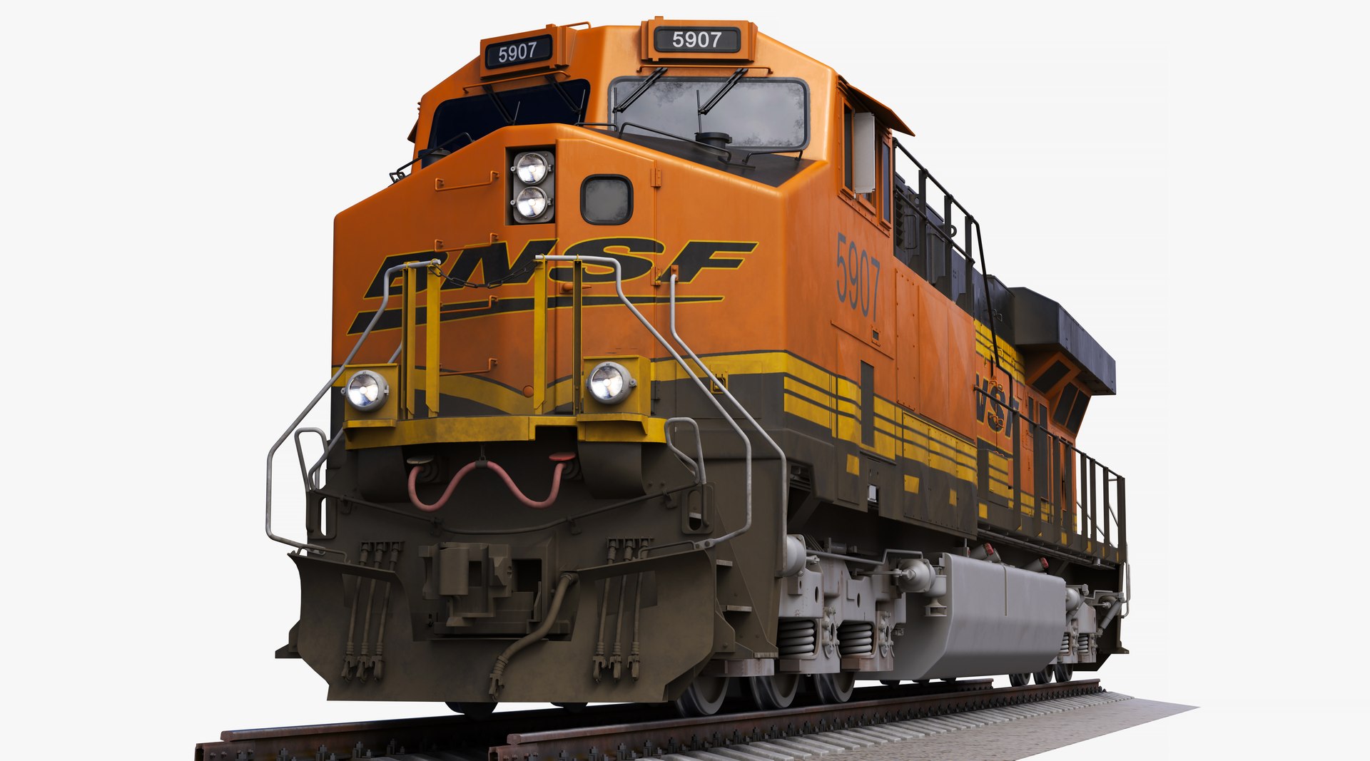 Locomotive ge es44ac bnsf 3D model - TurboSquid 1422784