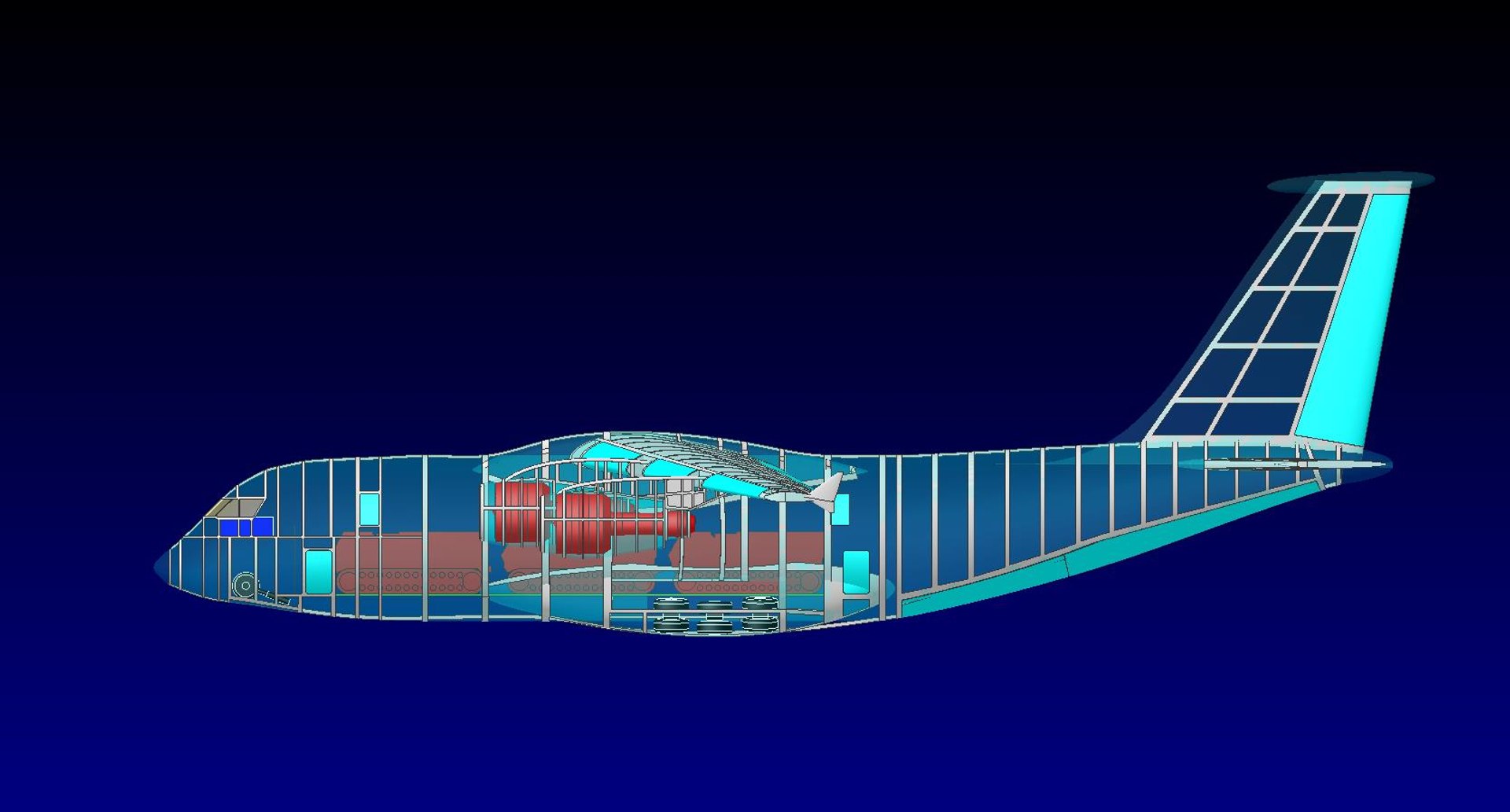 3ds Max Antonov An-188 Speculative Aircraft