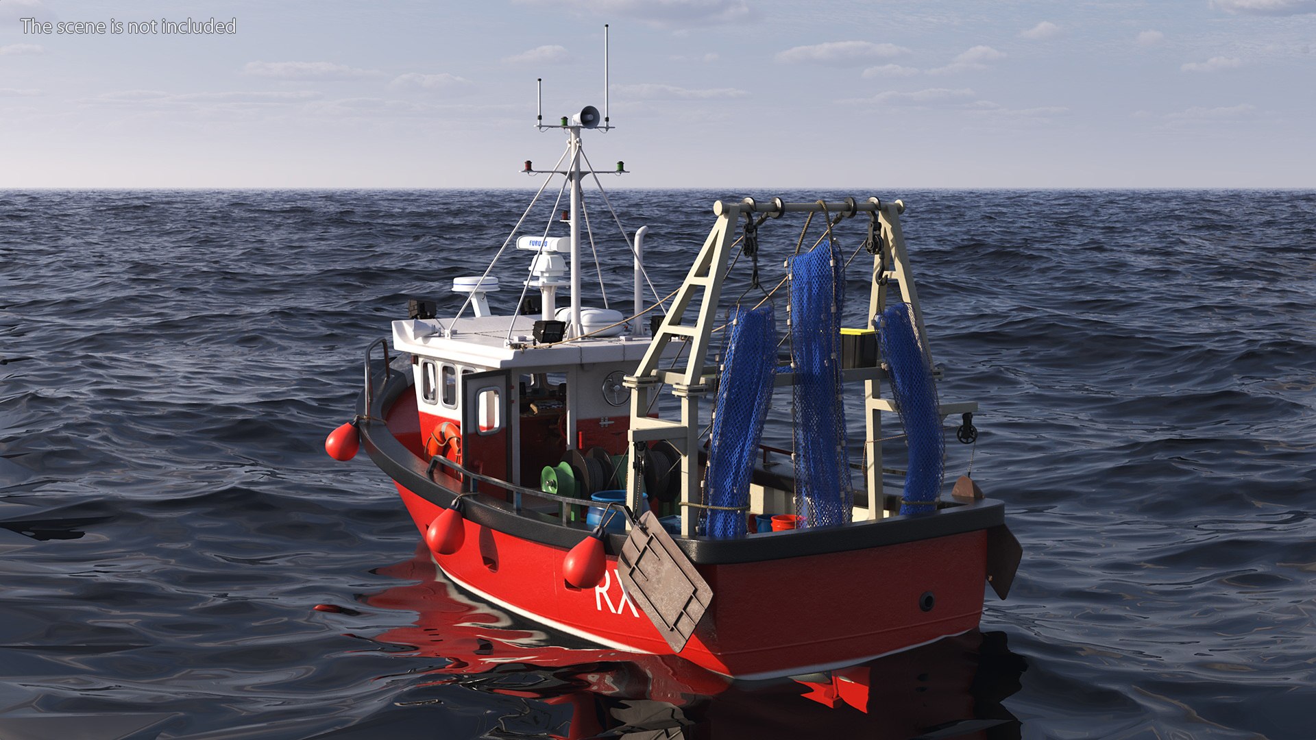 3D New Cygnus GM28-38 Small Fishing Vessel model - TurboSquid 2063599