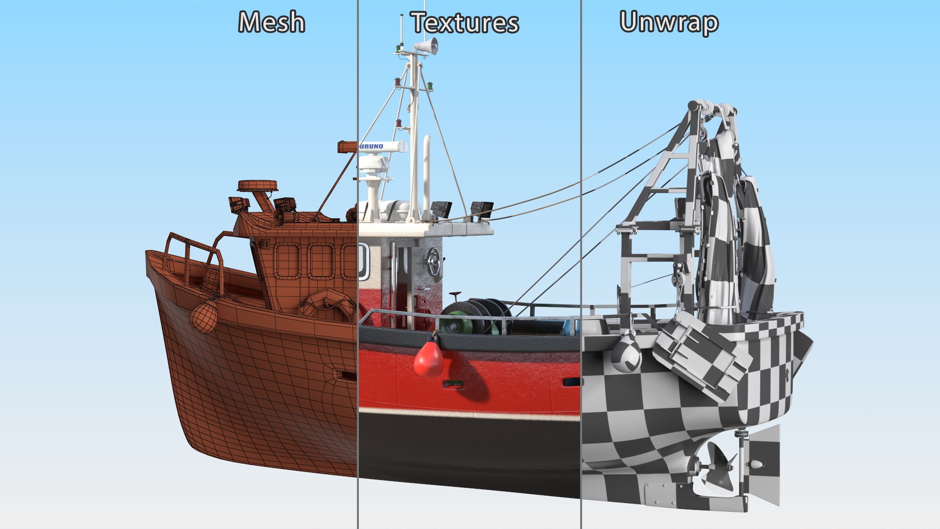 3D New Cygnus GM28-38 Small Fishing Vessel Model - TurboSquid 2063599