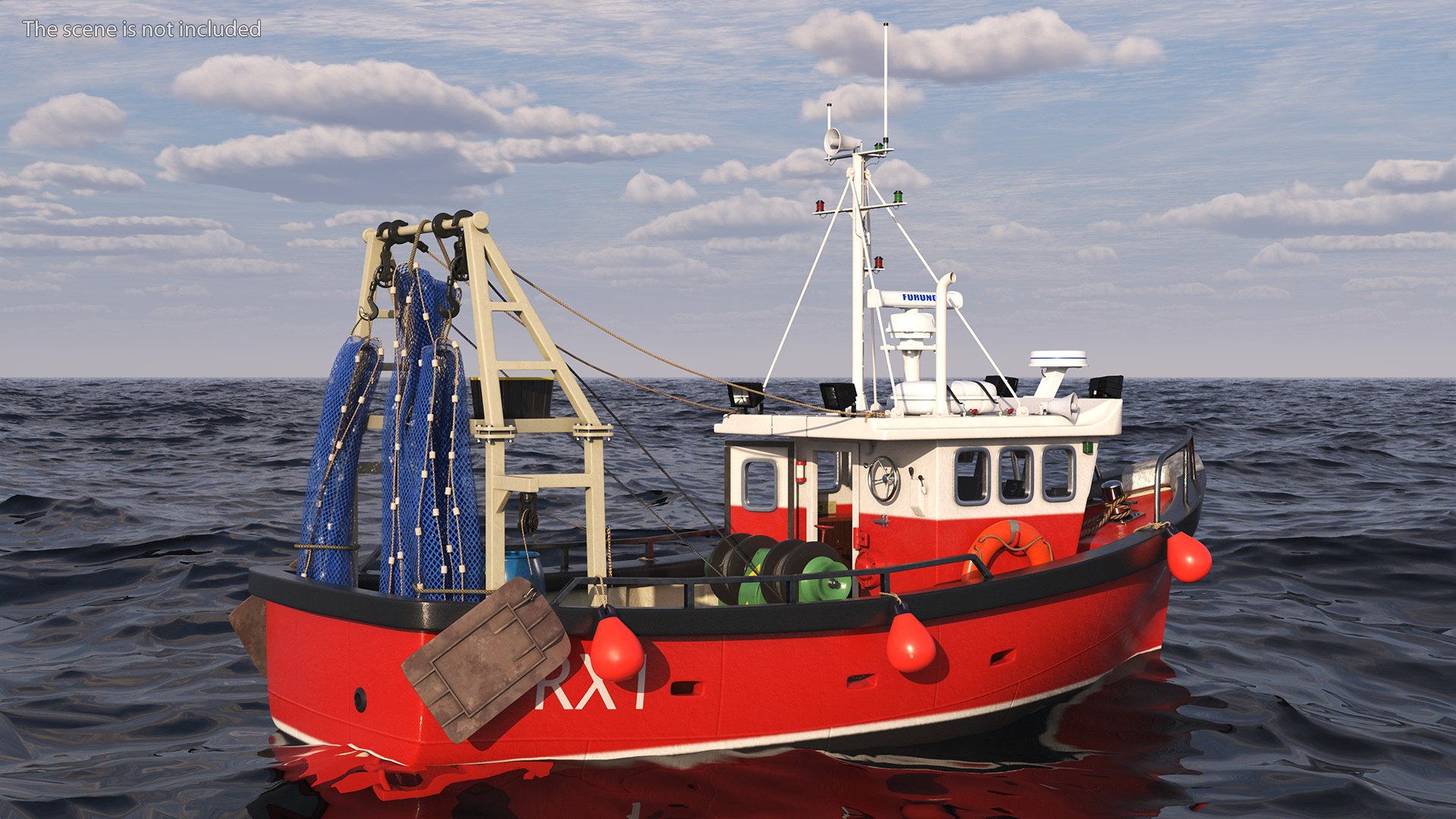 3D New Cygnus GM28-38 Small Fishing Vessel model - TurboSquid 2063599