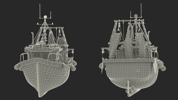 새로운 Cygnus GM28-38 소형 어선 3D 모델 - TurboSquid 2063599