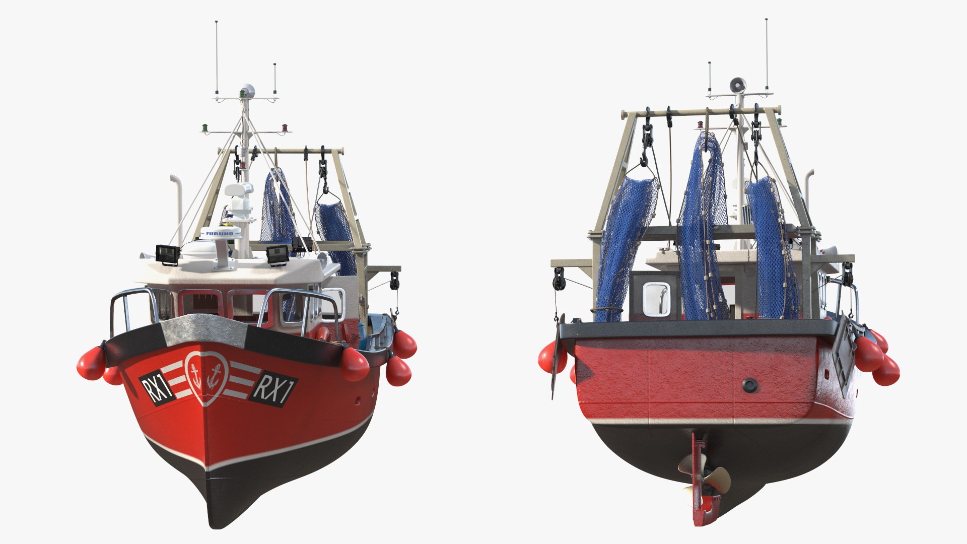 3D New Cygnus GM28-38 Small Fishing Vessel model - TurboSquid 2063599