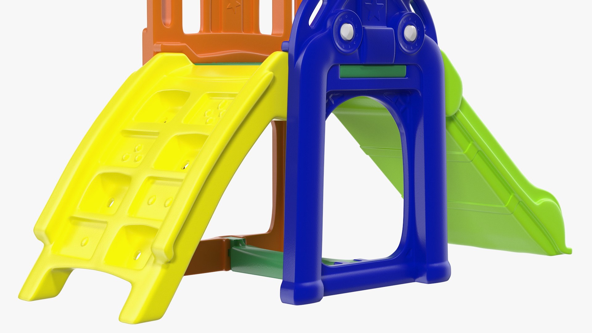 Plastic kids slide basketball hoop 3D model - TurboSquid 1553774